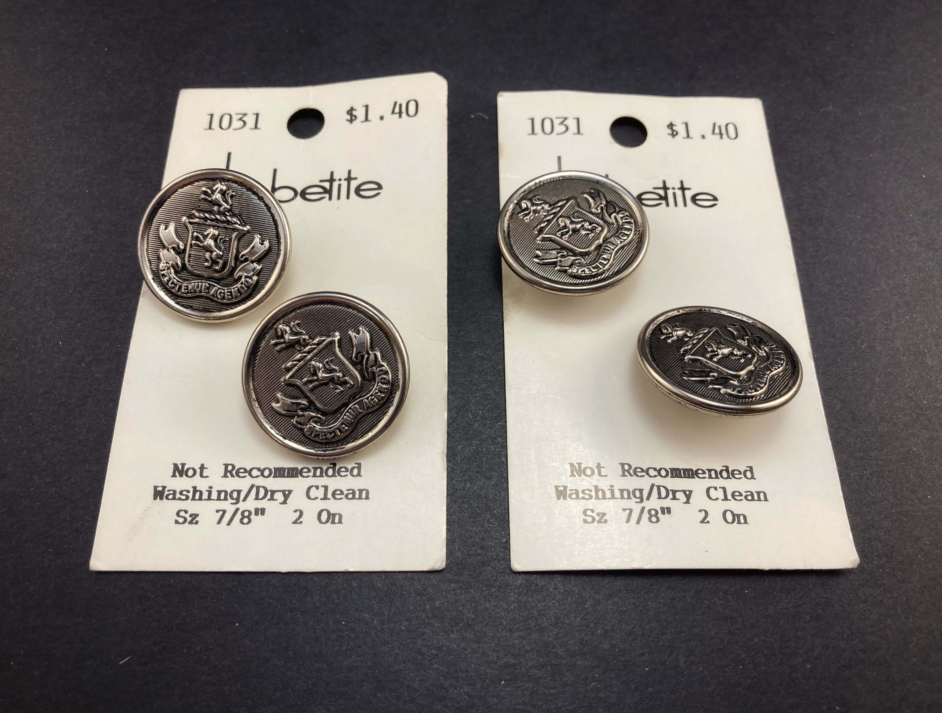 Vintage Silver Buttons Uniform Buttons | Shop THRILLING