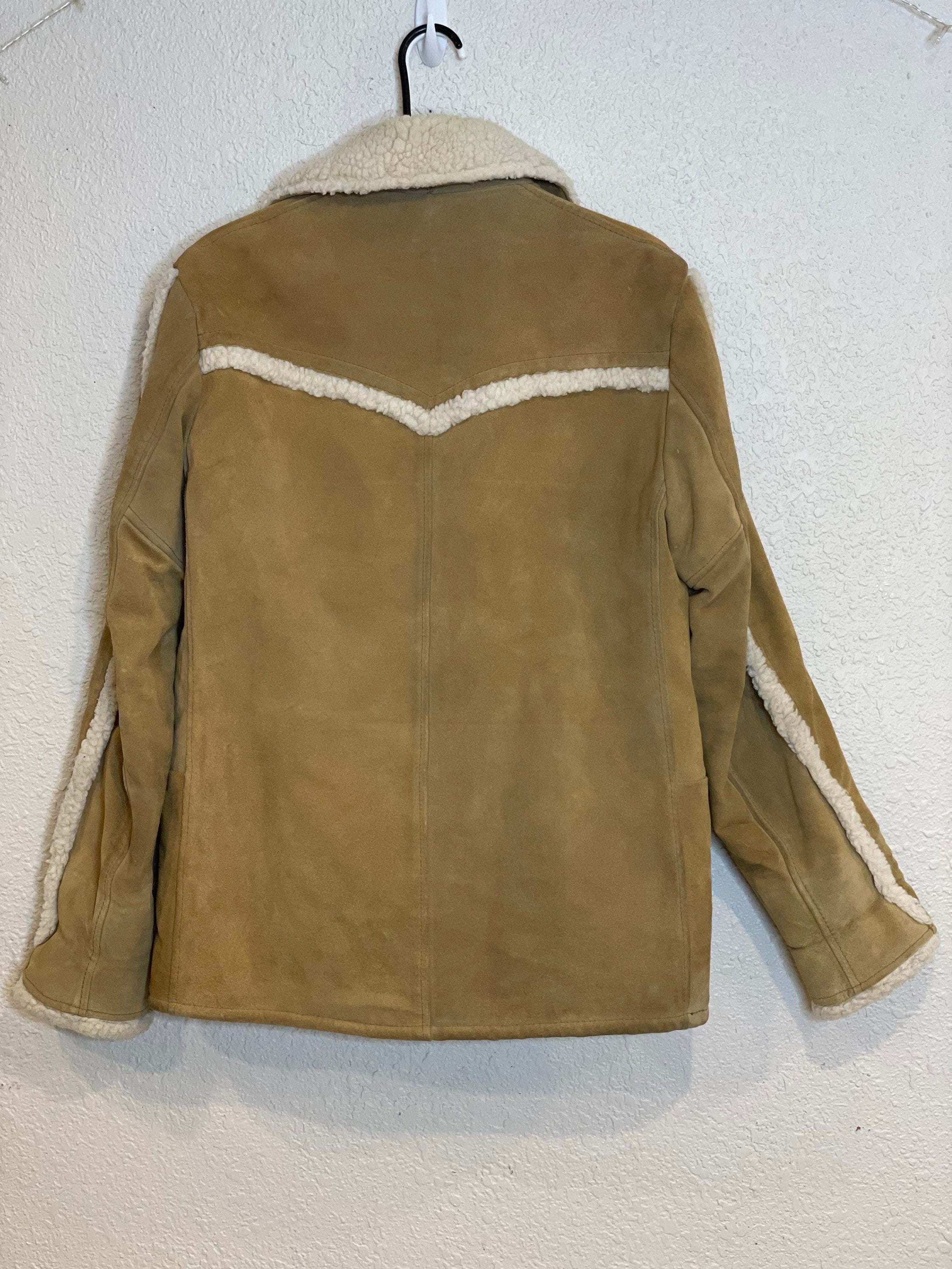 Vintage 70’s Western Leather Shearling Jacket | Shop THRILLING
