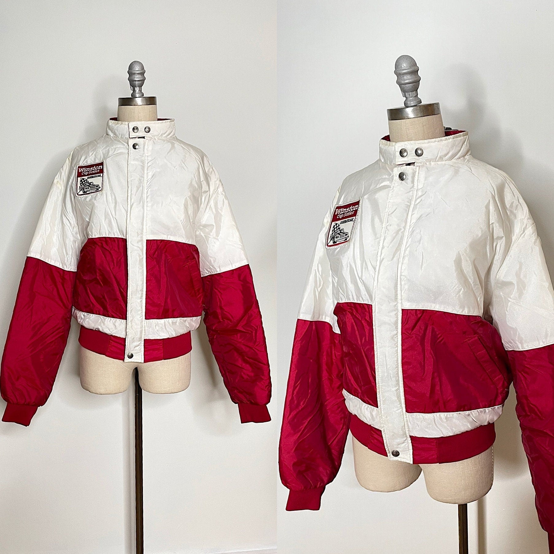 Vintage 80s 90s Winston Cup Series Daytona Beach Nascar Jacket by ...