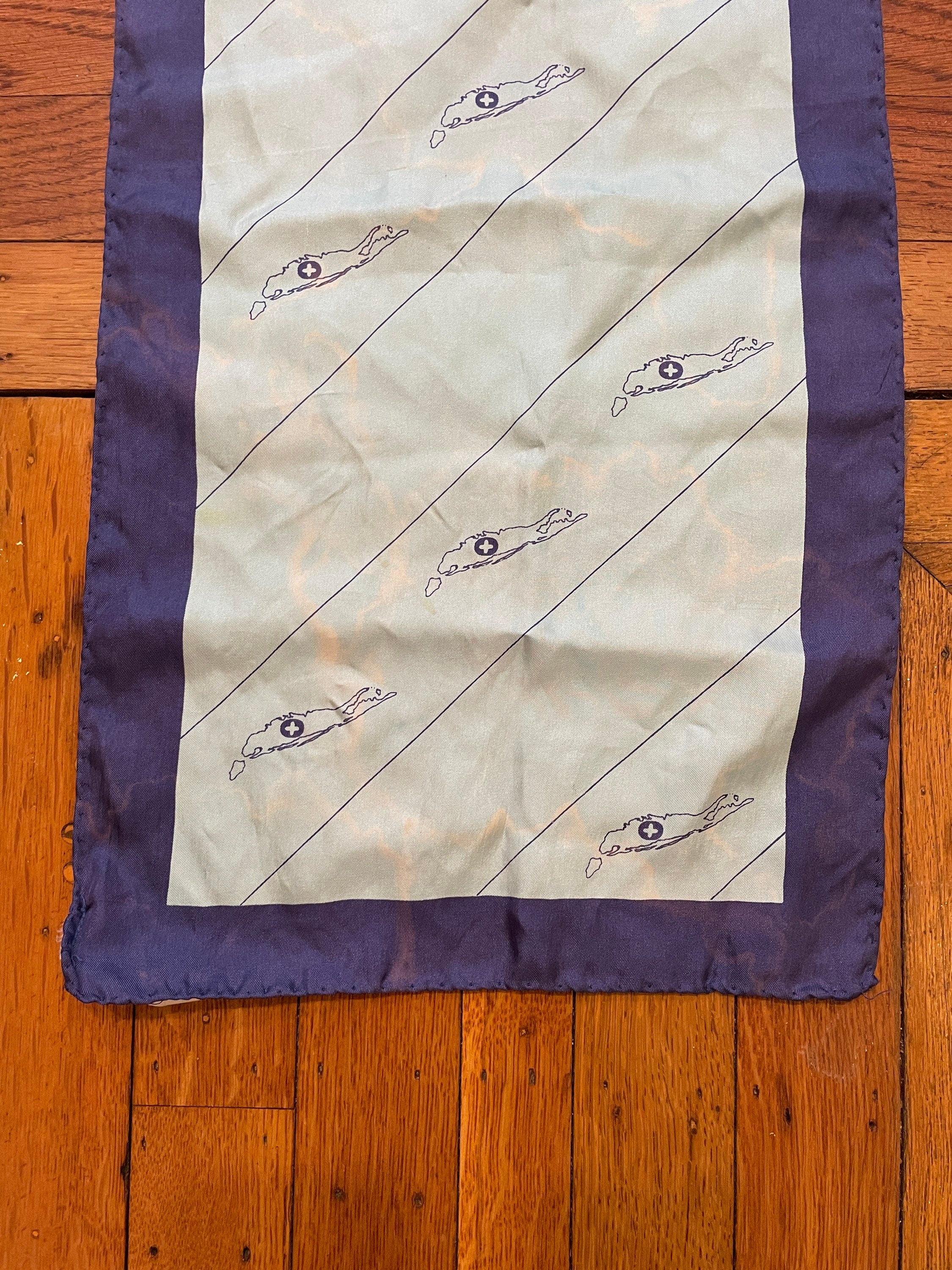 Vintage 80’s Long Island Citi Bank Scarf | Shop THRILLING
