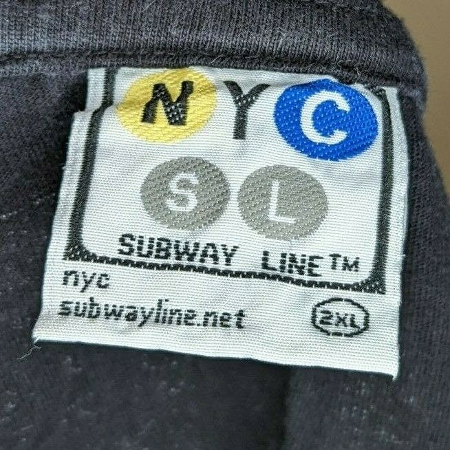 Vintage 90s 90s Nyc Subway Line T-Shirt | Shop THRILLING