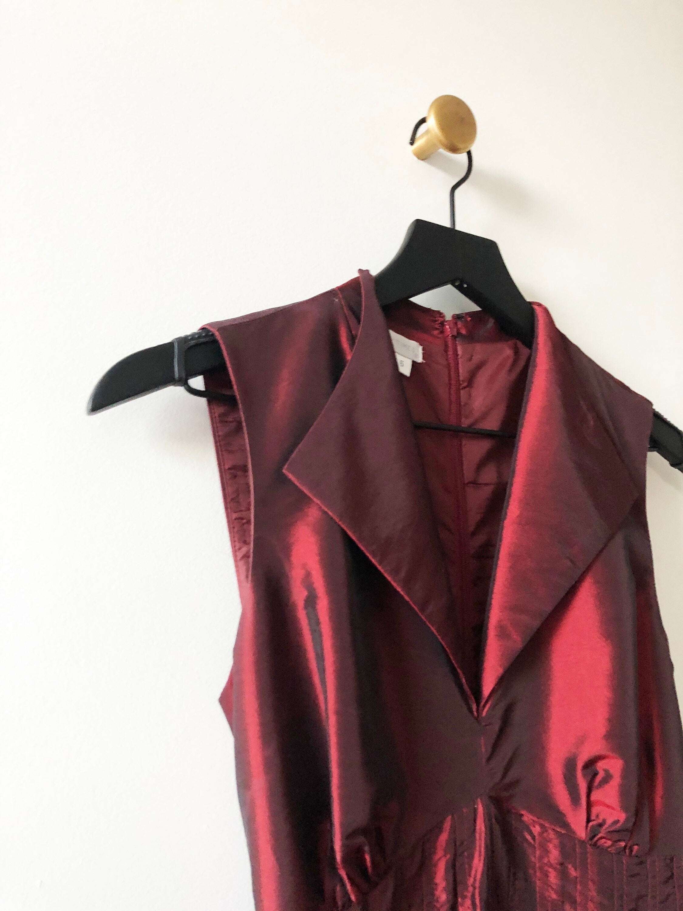 Vintage Iridescent Maroon Dress | Shop THRILLING
