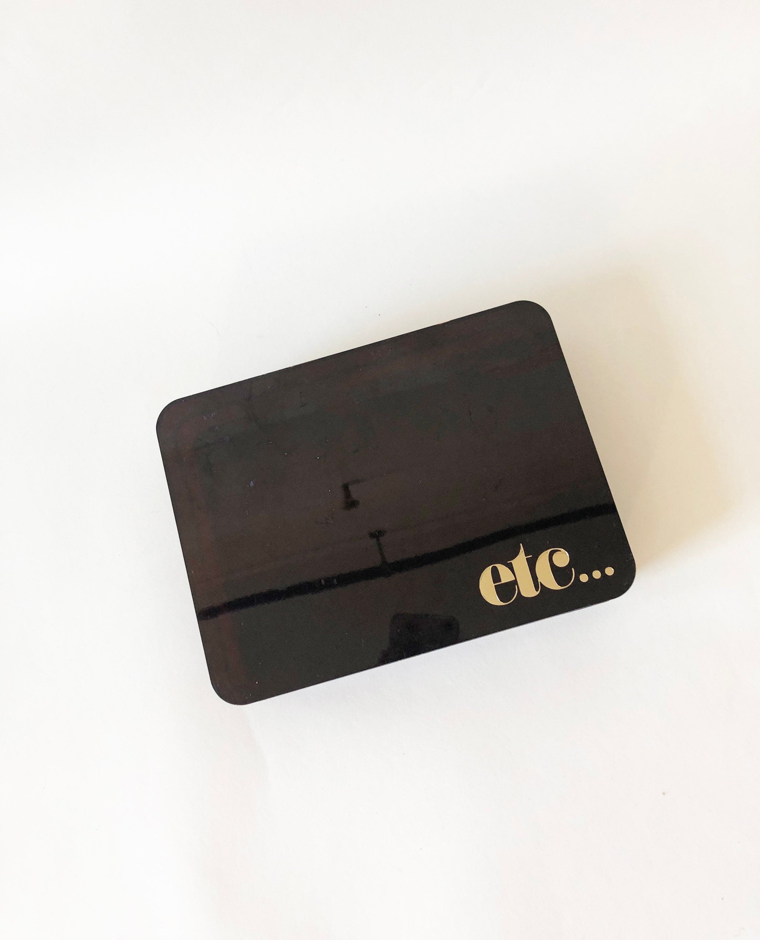 Vintage Catch All Acrylic Etc Box Brown Modern Cosmetic Box | Shop ...