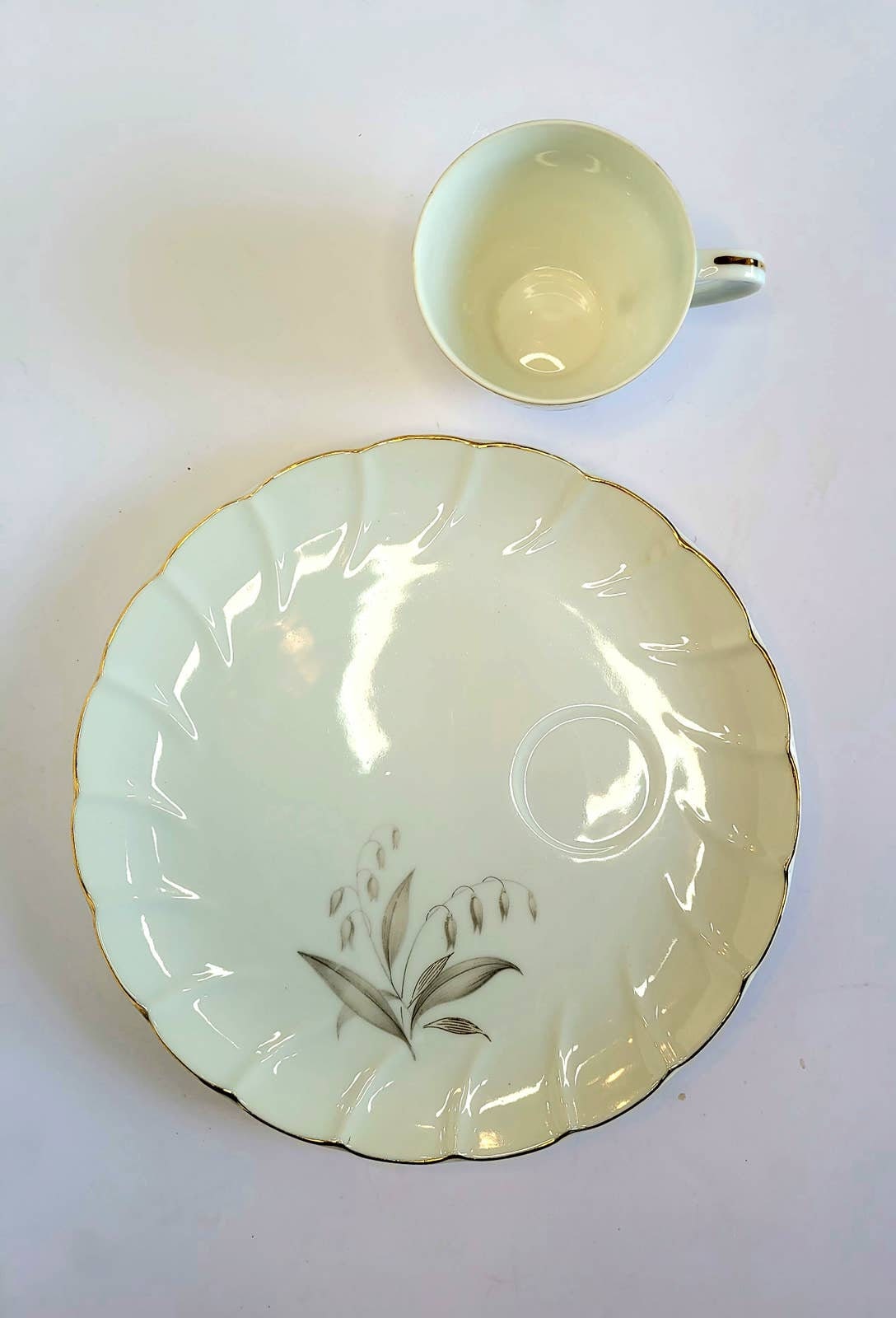 Vintage 60s Kaysons Fine Bone China Japan Golden Rhapsody 1 Snack Set ...