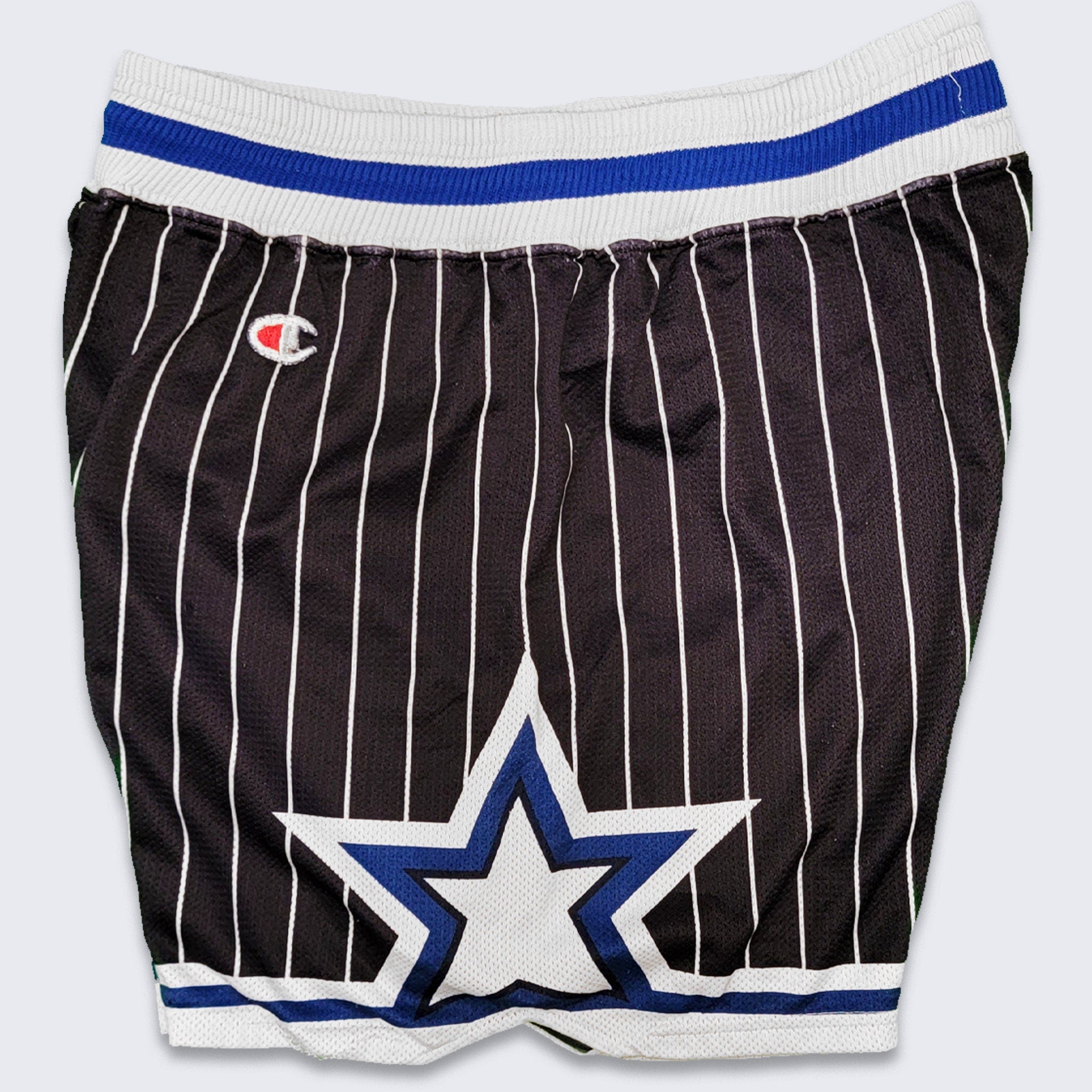 Orlando Magic Vintage 90s Champion Pinstripe Basketball Shorts Shaq an ...