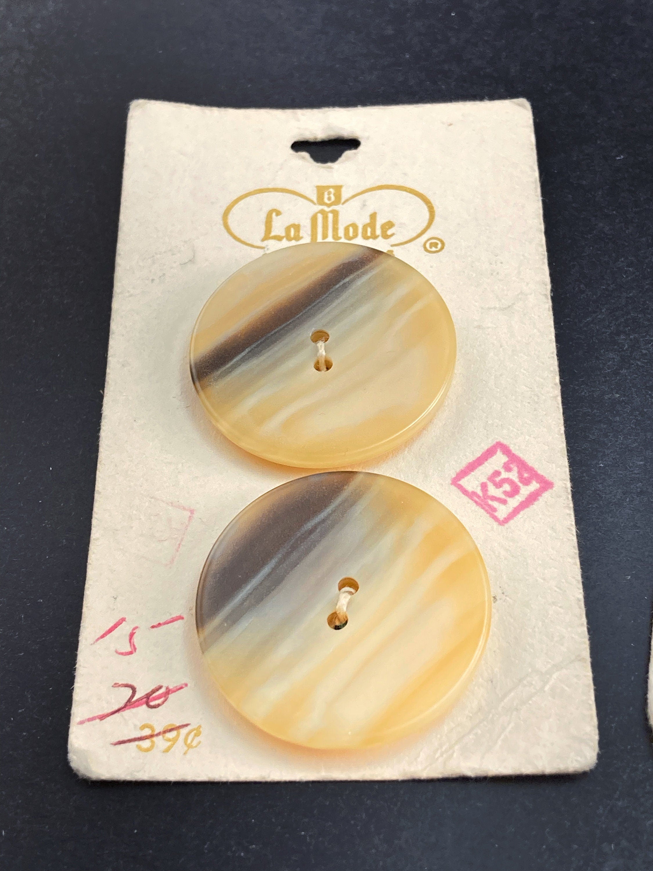 Vintage Faux Tortoise Shell Buttons Brown | Shop THRILLING