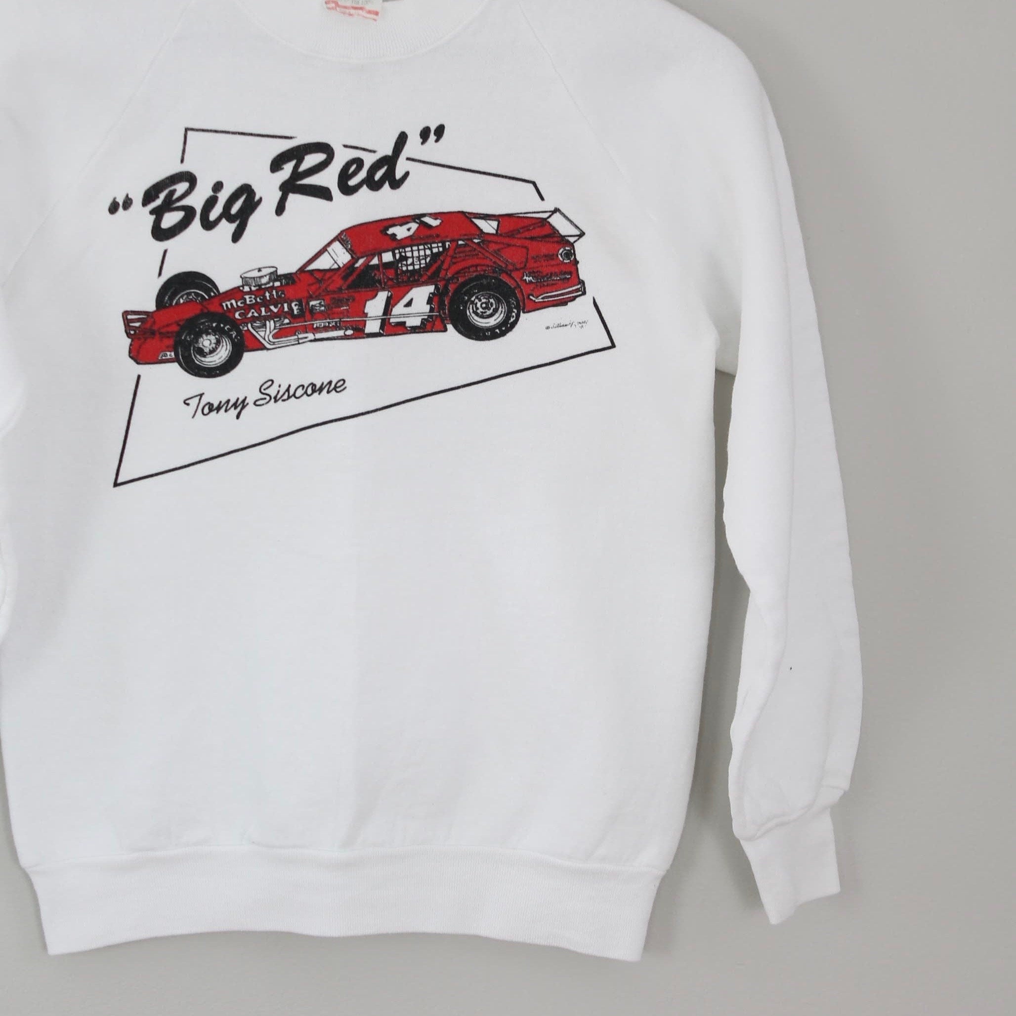 Vintage Tony Siscone "big Red" Sweatshirt by Fruit of The Loom | Shop ...