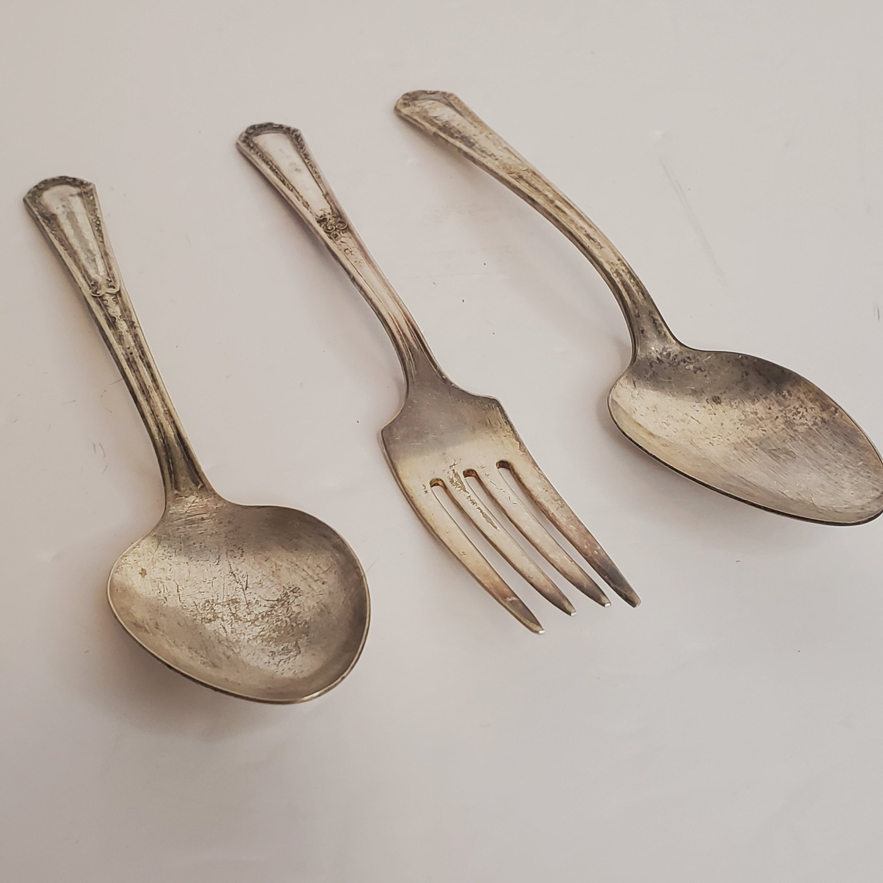 Vintage Marianne Silver Plate Pattern 3 Pieces by Marianne | Shop THRILLING