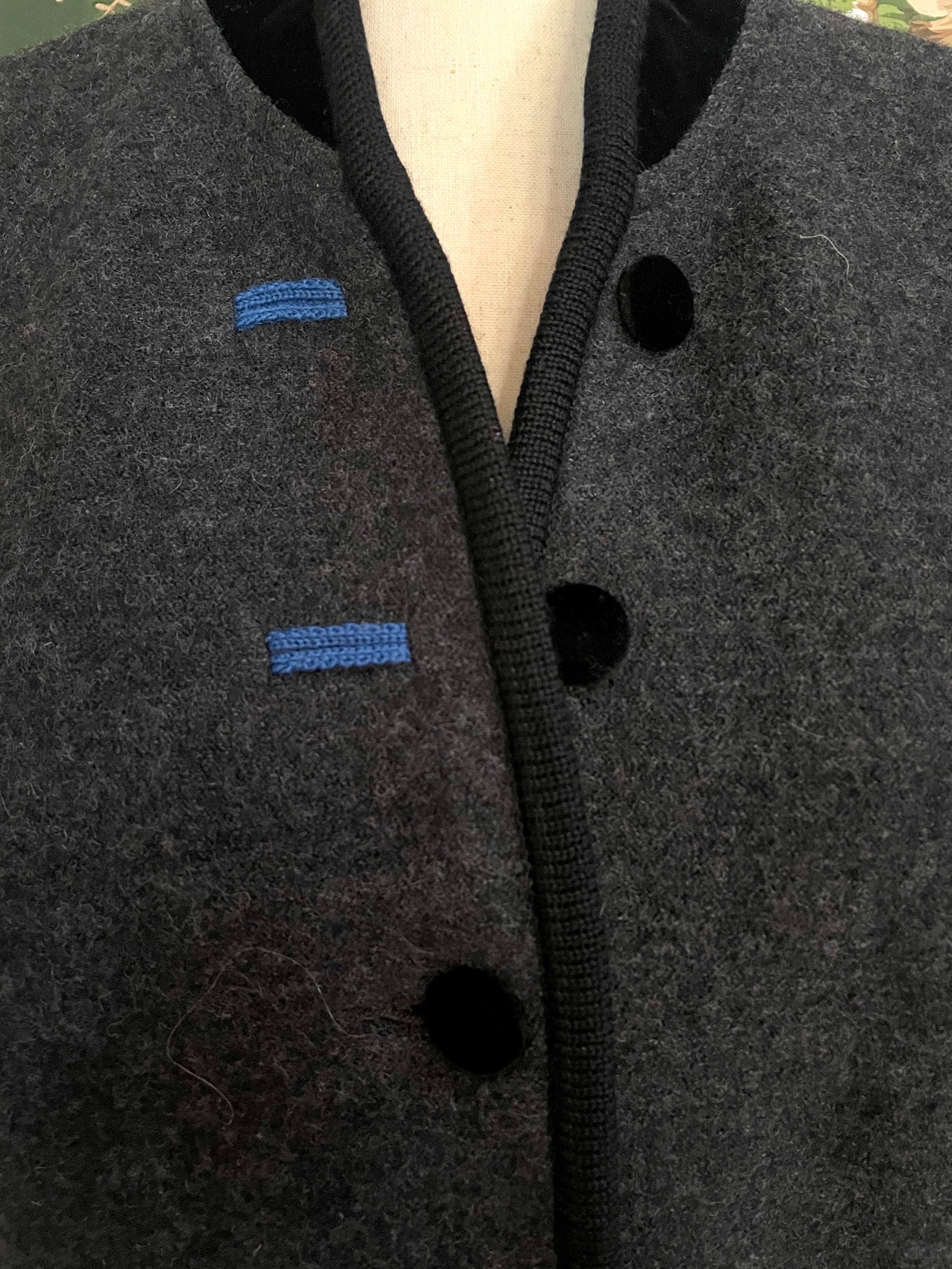 80s Vintage Boiled Wool Jacket by Geiger | Shop THRILLING