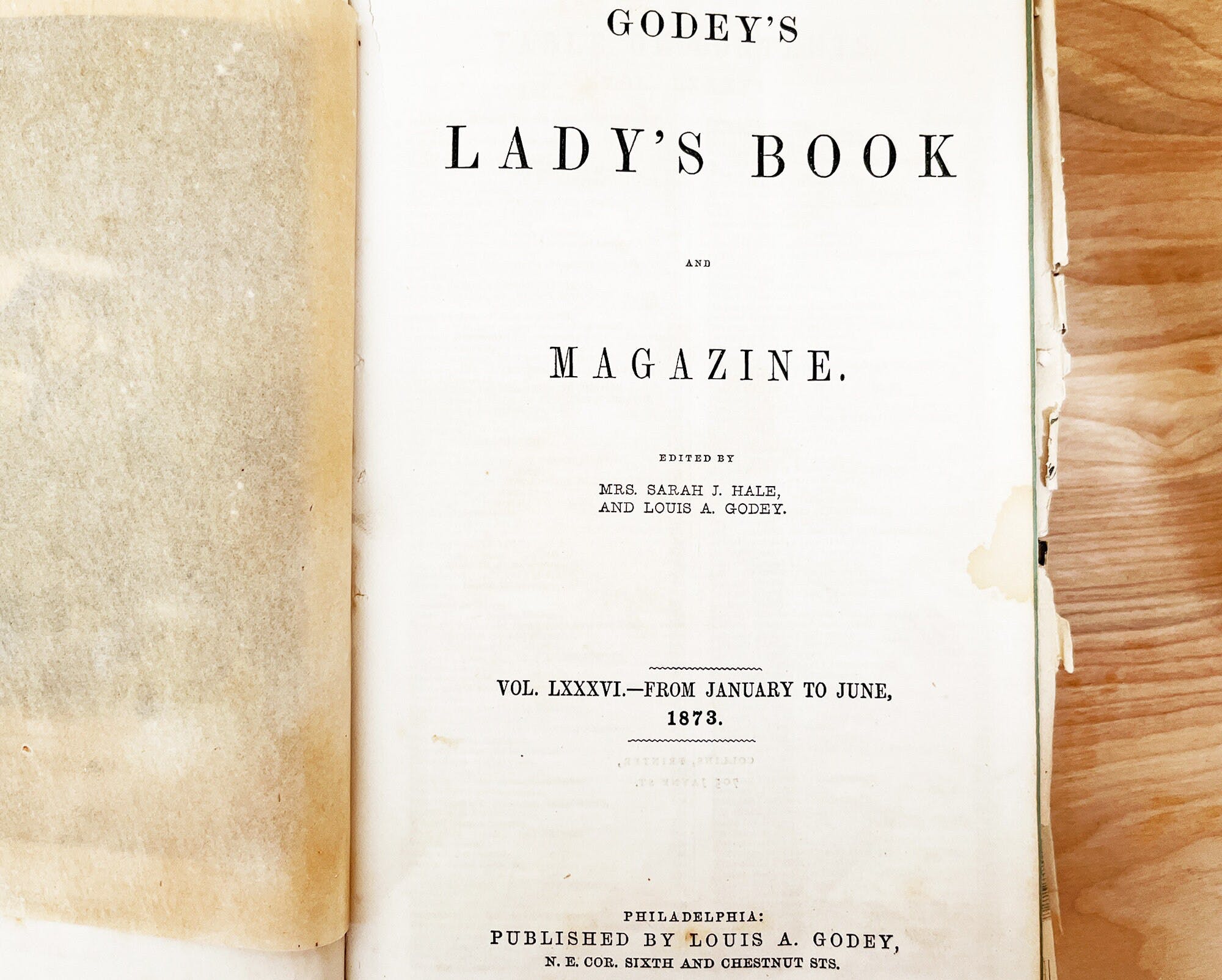 Vintage Godey's Ladies Book and Magazine 1873 | Shop THRILLING