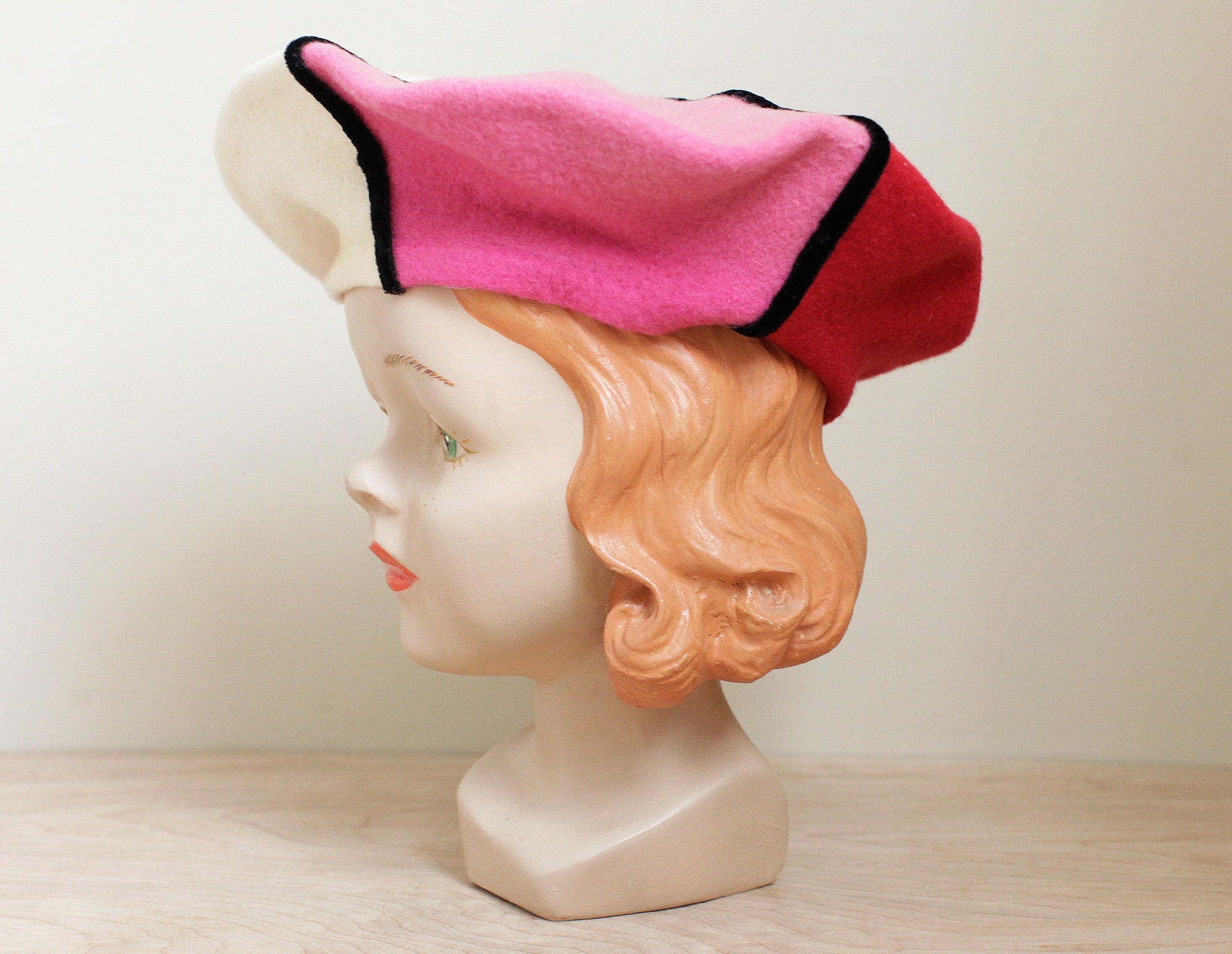 Vintage Kangol Felt Golfing Beret with Emblem Old Course St Andrews ...