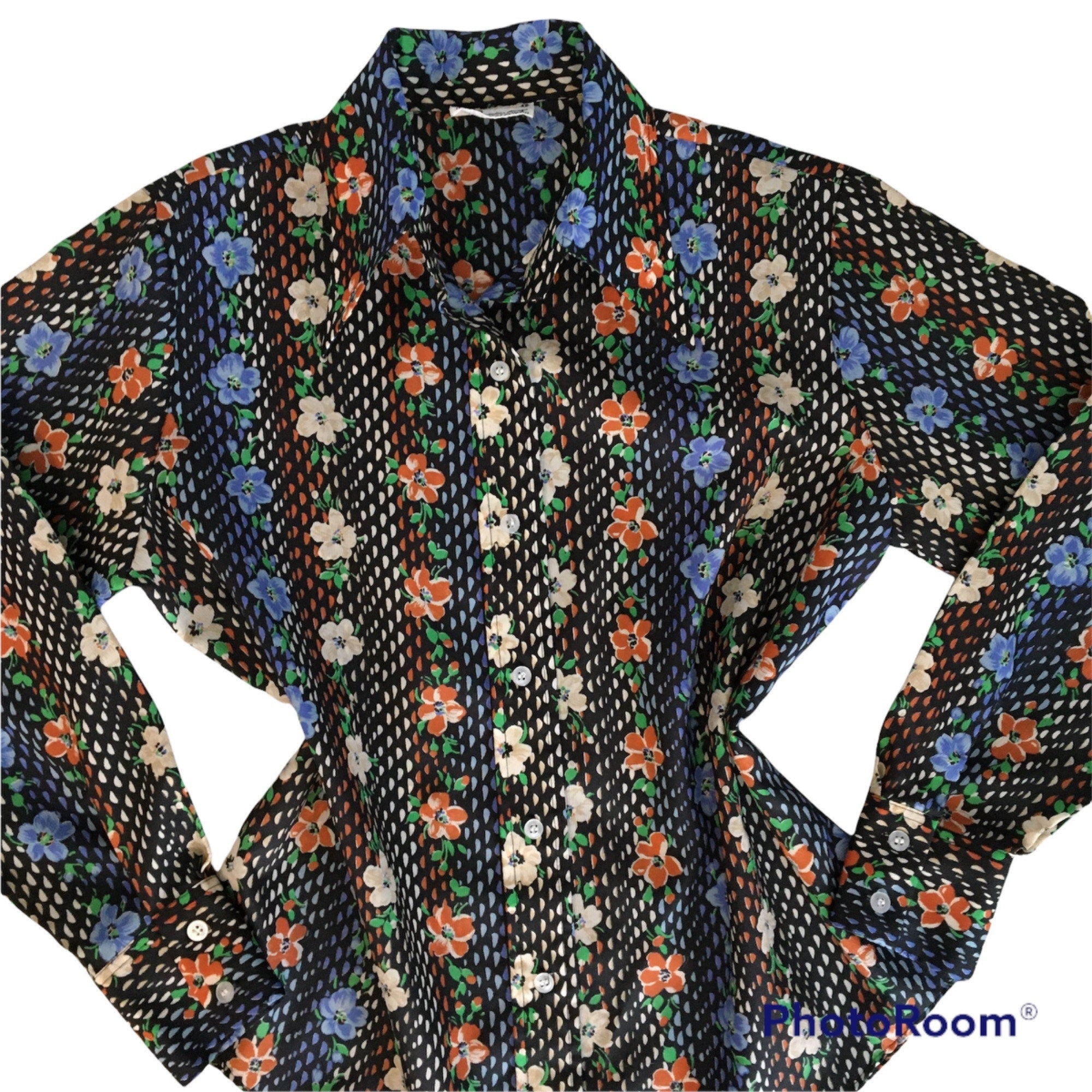 Vintage 70s Pointy Collar Shirt by K Mart | Shop THRILLING