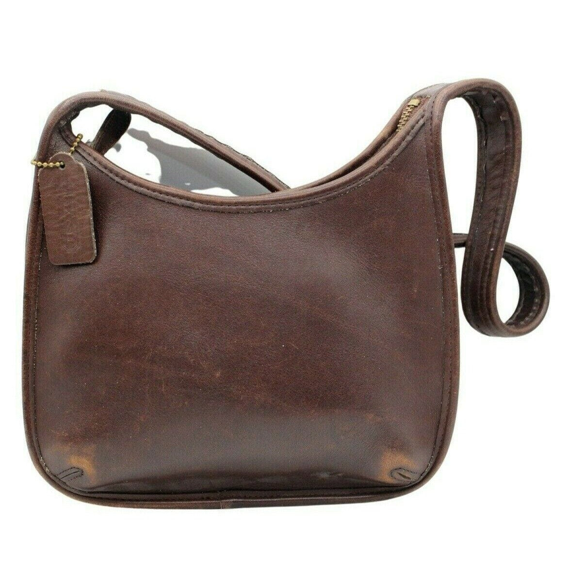Vintage 90s Brown Leather Ergo Bag Purse by Coach | Shop THRILLING