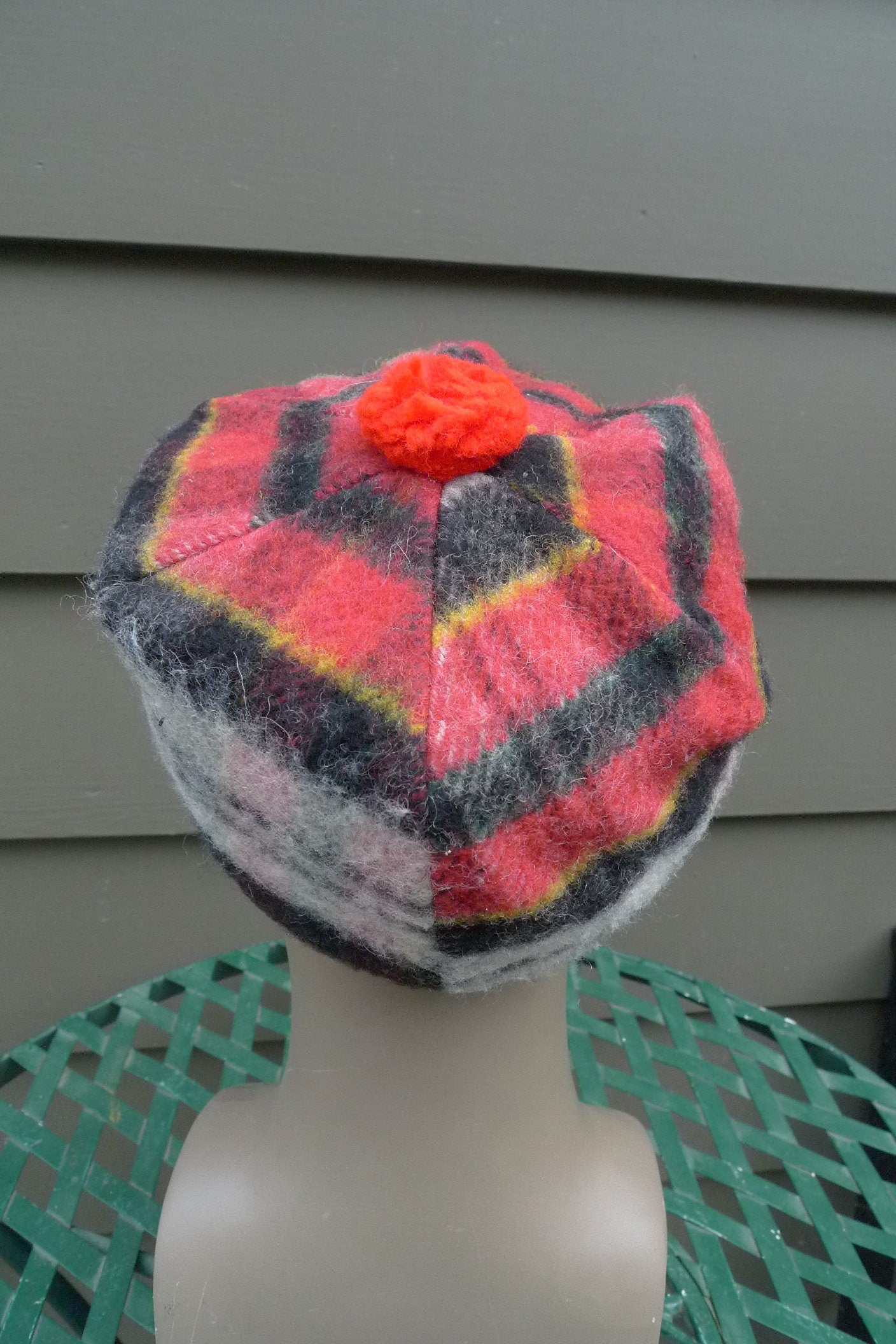 Vintage 60s Heavy Wool Hunting Hat with Thick Ear Muff Liner | Shop ...