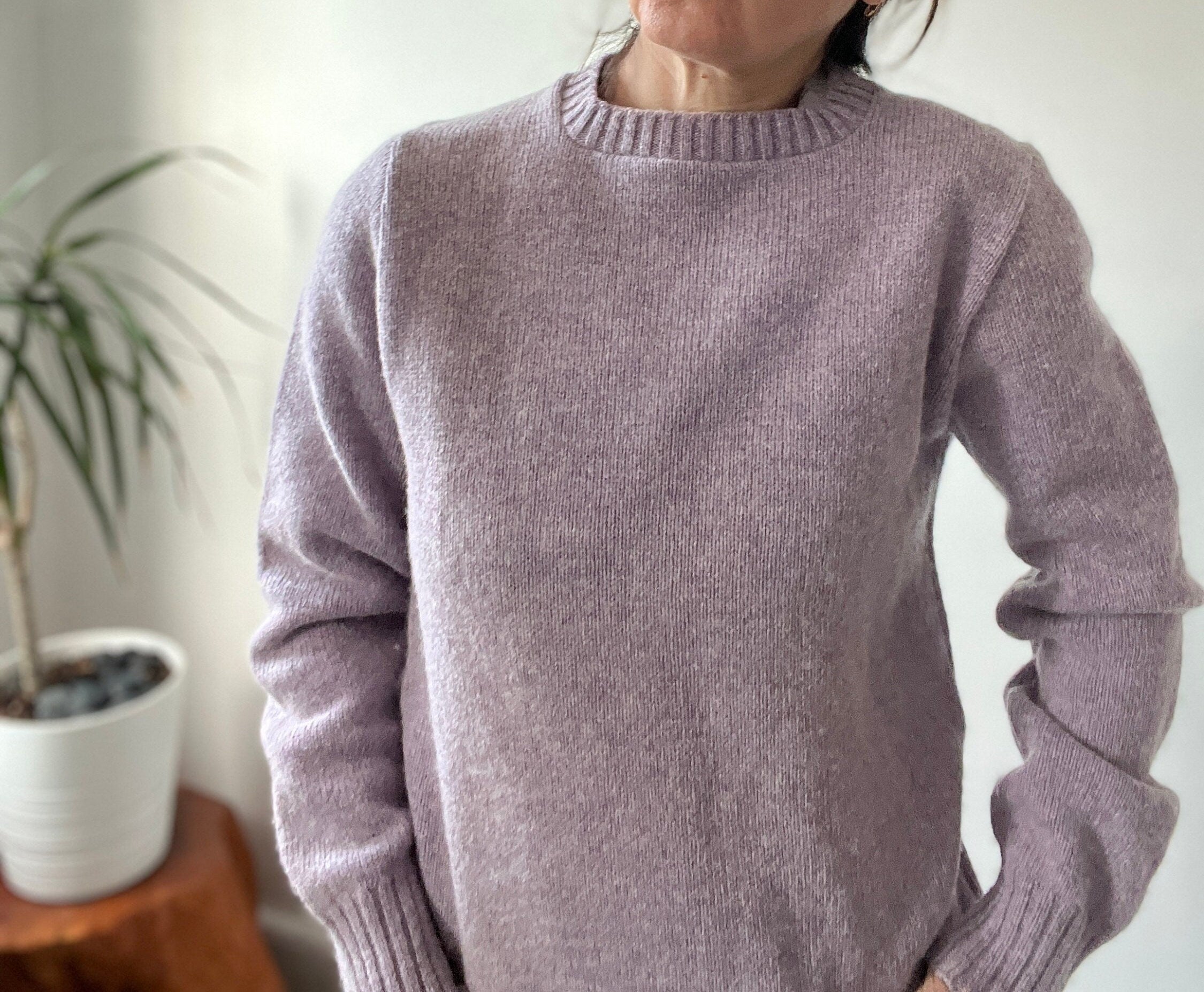 Vintage 60s Purple Wool Sweater by Scotch Nap by Old Colony | Shop ...