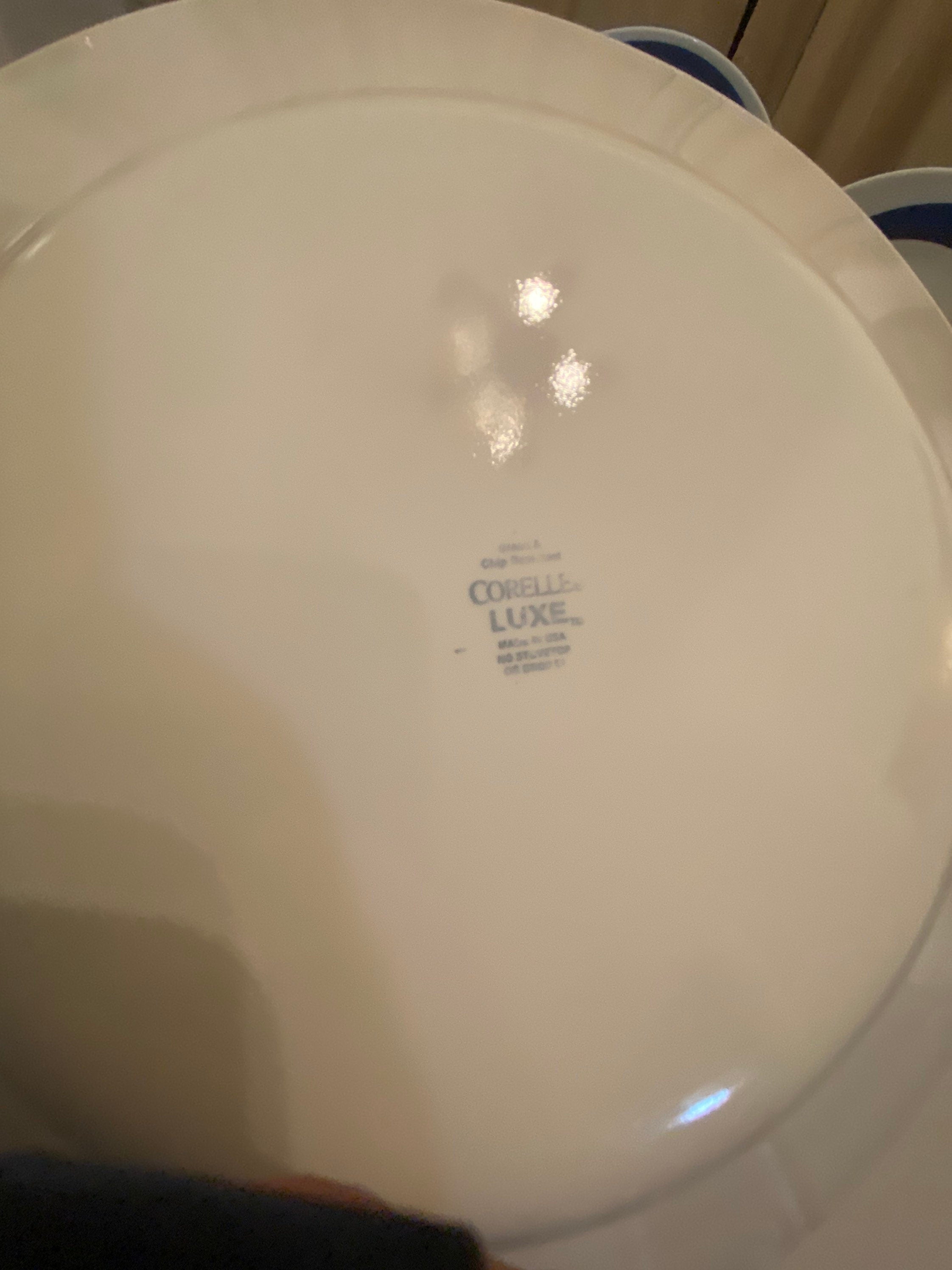 Vintage 70s Blue Shape Dinnerware By Corelle Mid Century By Corelle ...