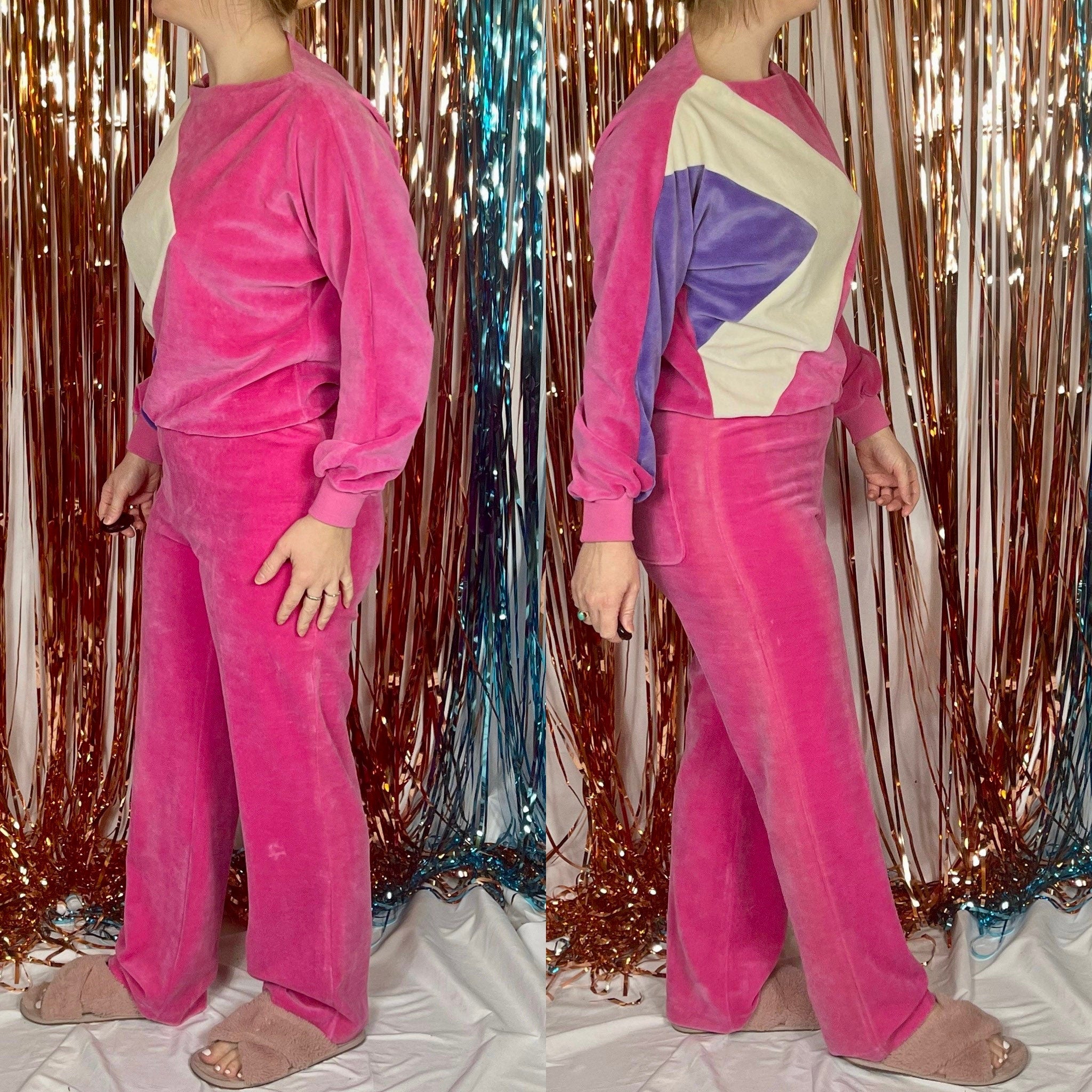 Vintage 80s Lounge Set | Pants and Shirt by Eccosport | Shop THRILLING