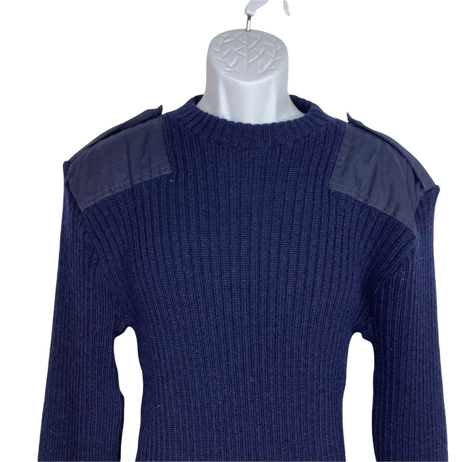 Vintage Brigade Quartermasters The Woolly Pully Sweater Large Crew Neck ...