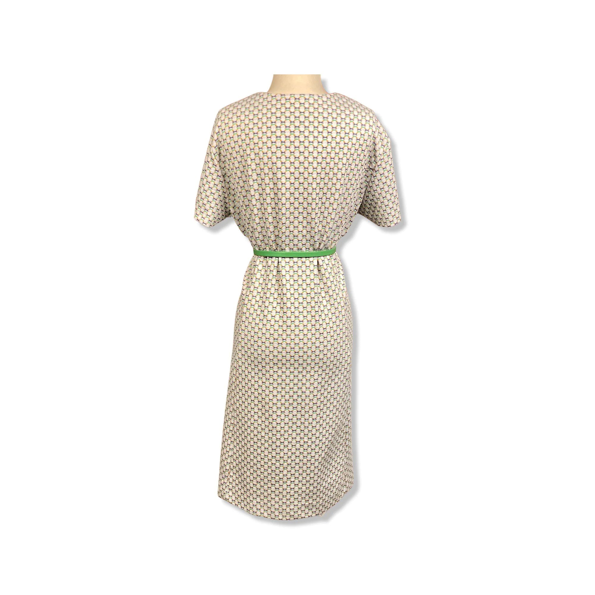 Vintage 60s Beige Plus Size Mod Day Dress | Shop THRILLING