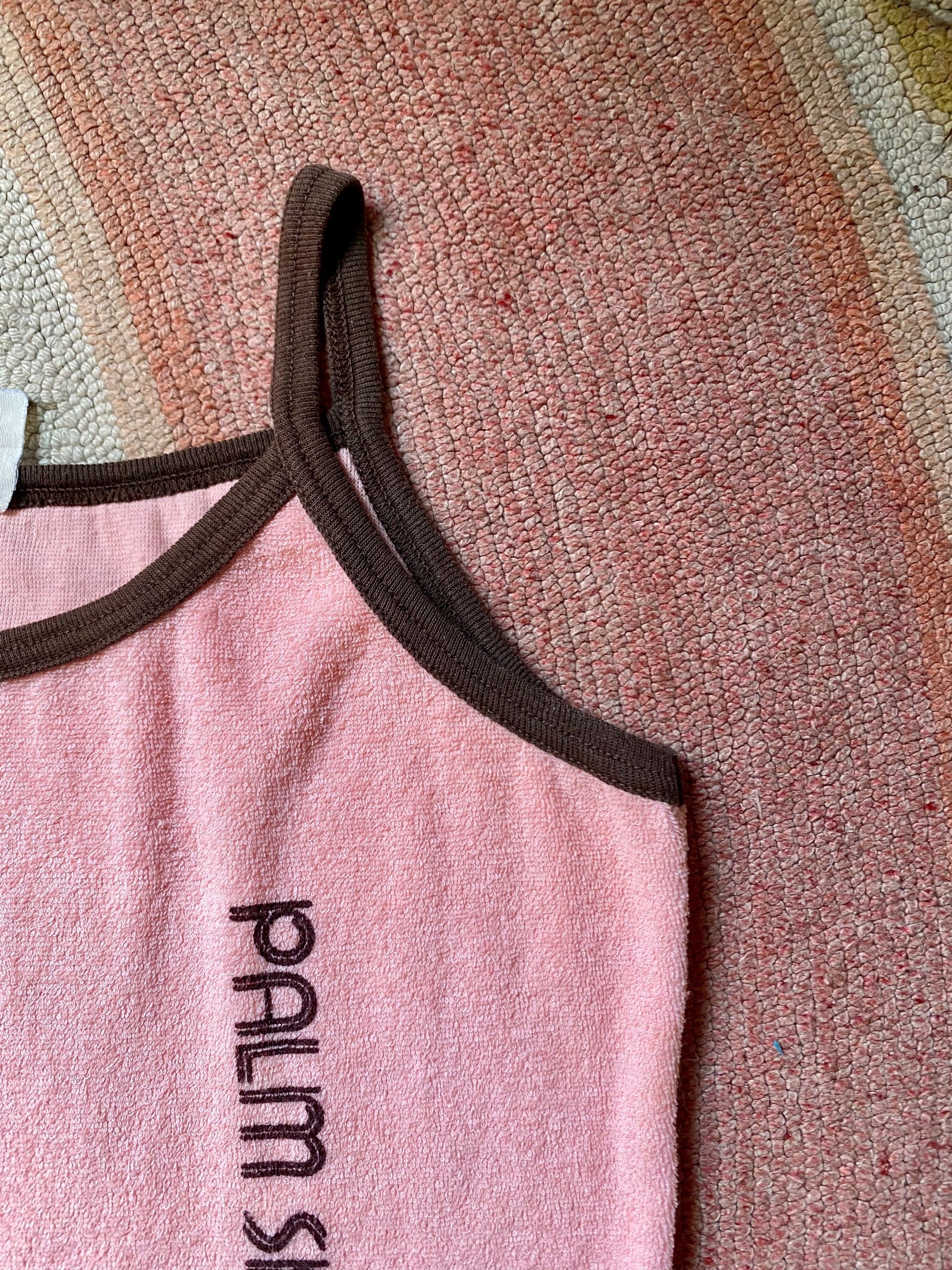 70s 80s Vintage Terry Cloth Palm Springs California Tank Top Womens ...
