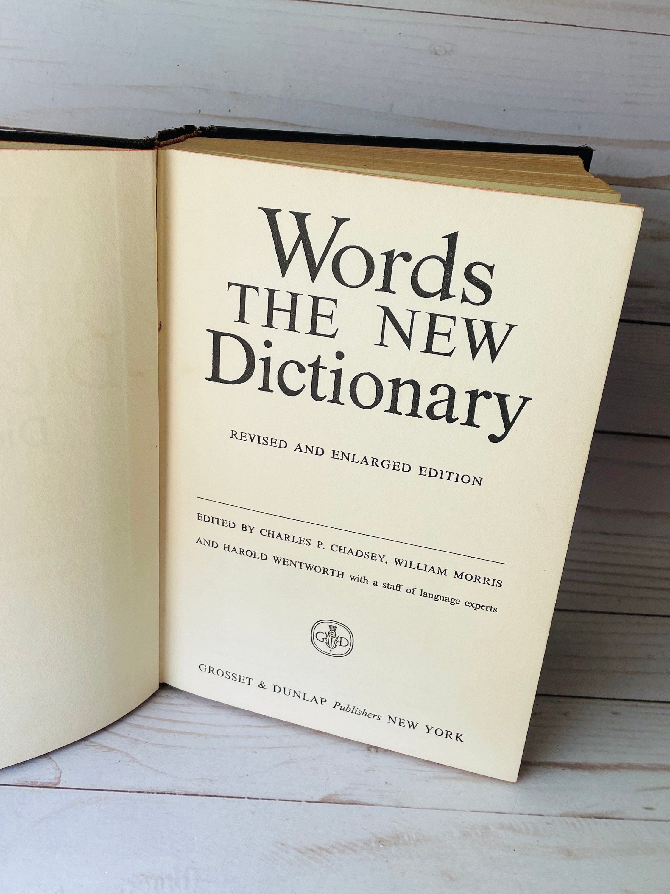 Vintage Words The New Dictionary 1949 Ed | Shop THRILLING