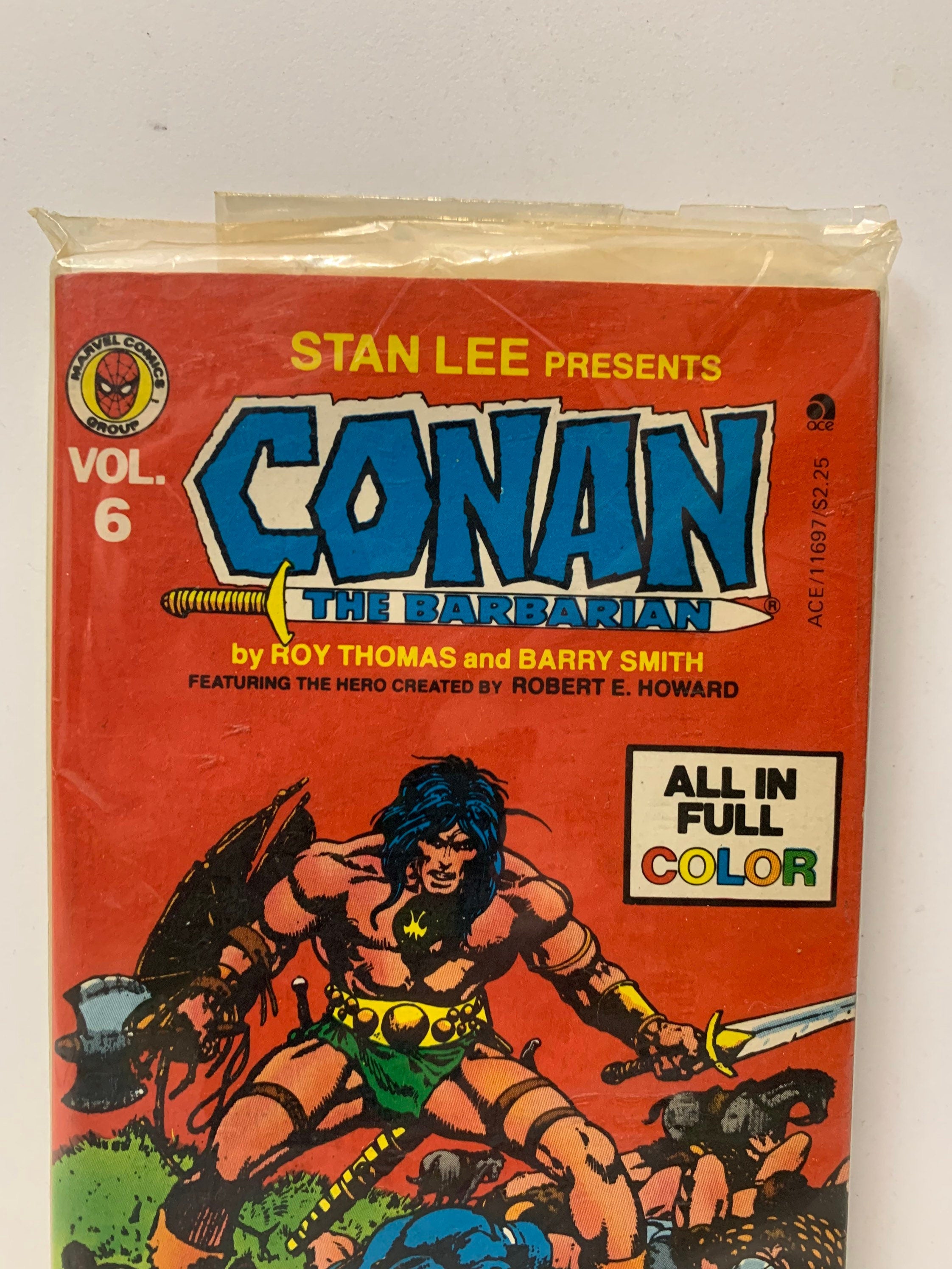 Vintage Stan Lee Presents Conan The Barbarian Vol 6 Full Color Graphic ...