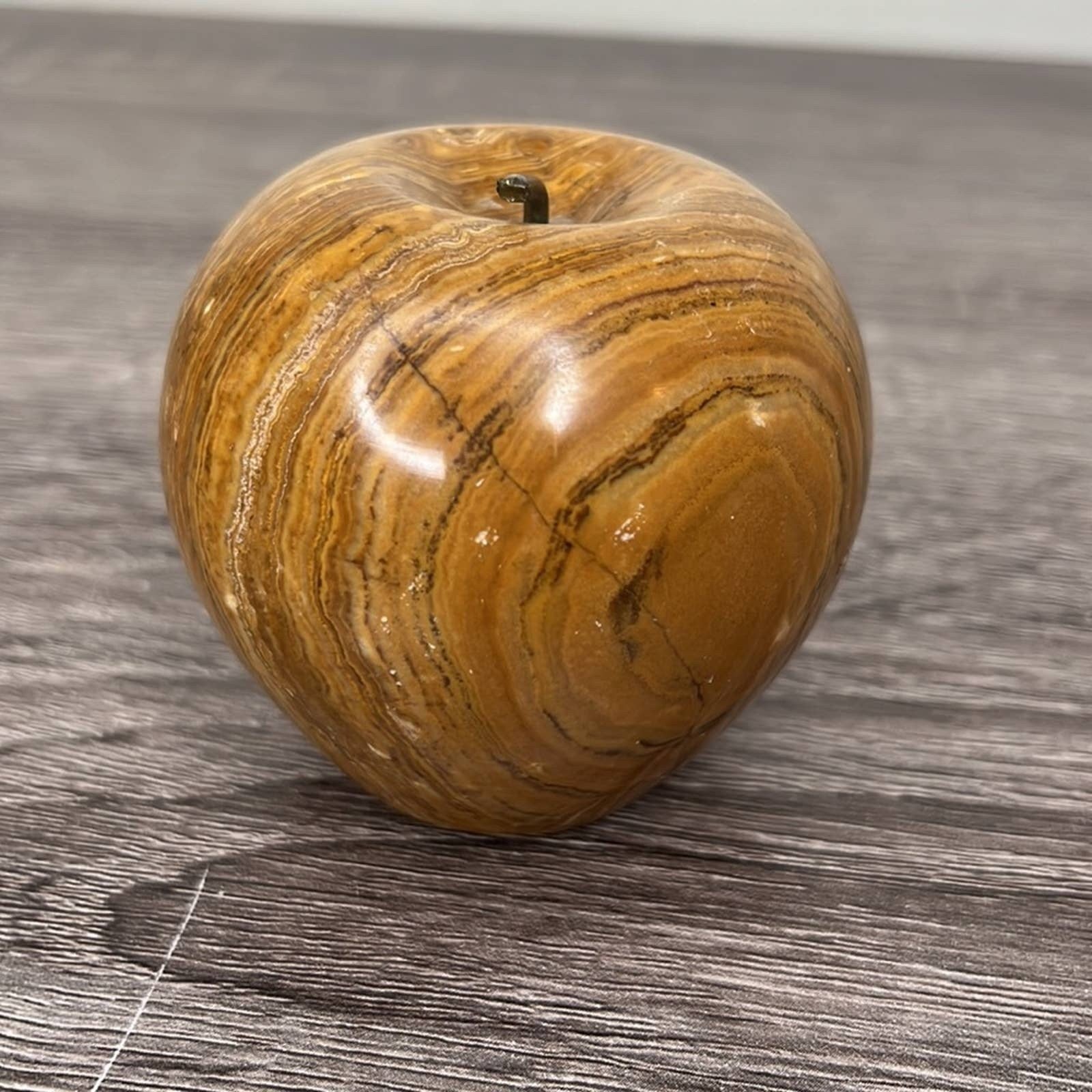 Vintage Onyx Apple Paperweight | Shop THRILLING