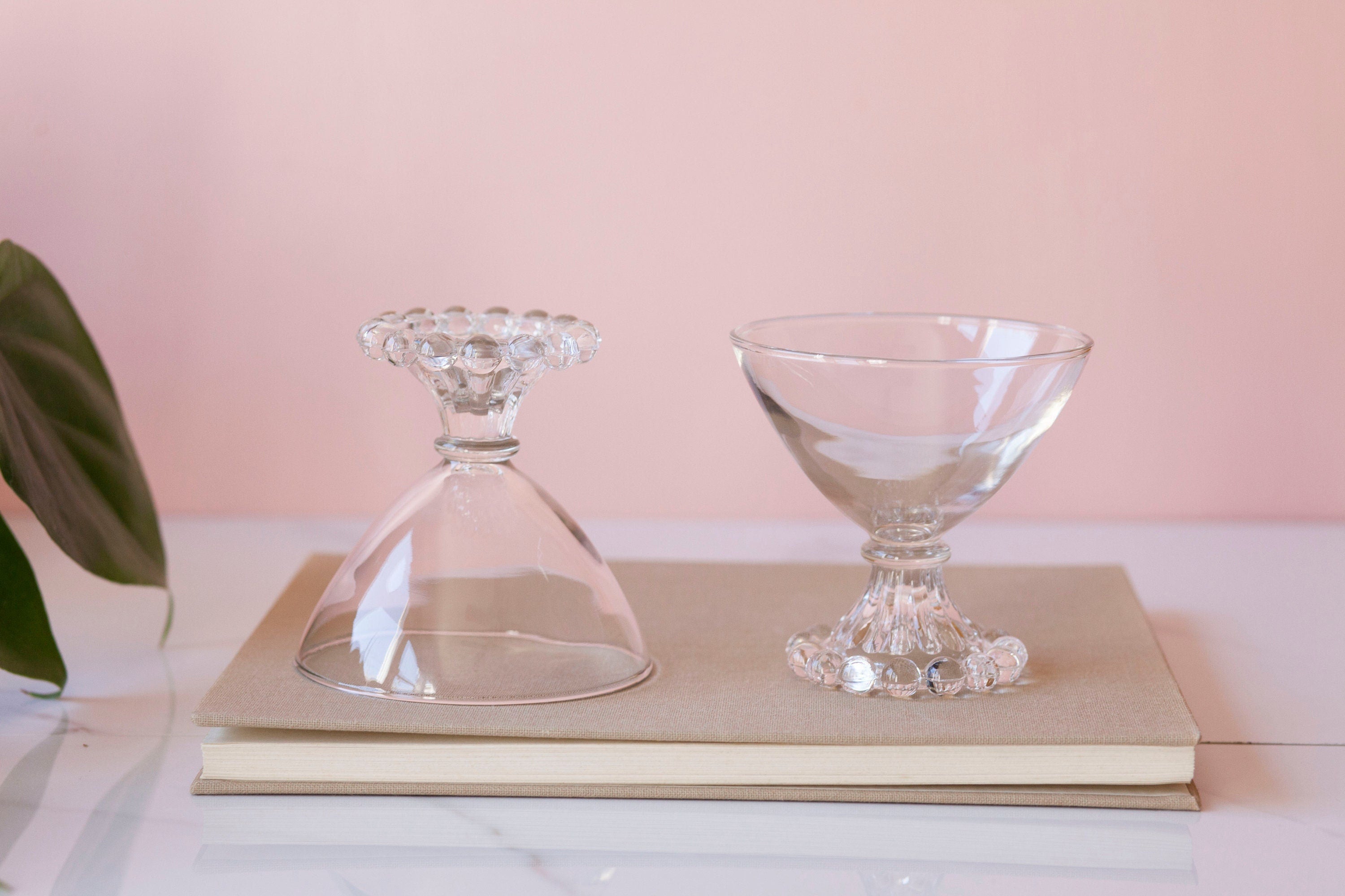 Vintage Champagne Coupe Glassware Set of Four "boopie" Glass by Anchor ...