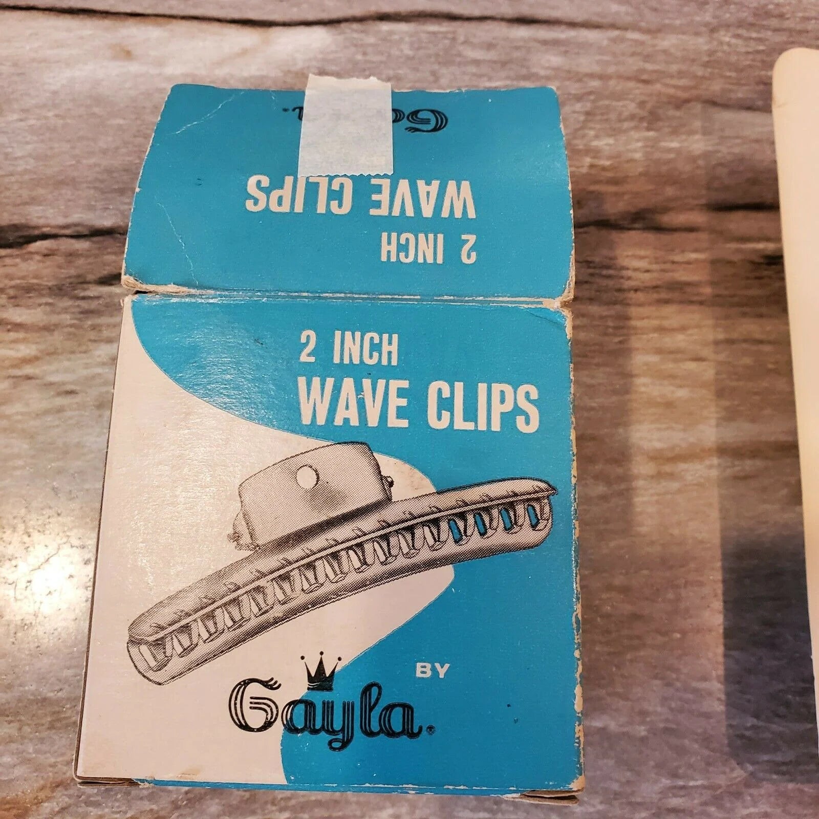 Vintage Hair Wave Curved Clips Aluminum 2 In Gayla Jiffy Clips Teeny C ...