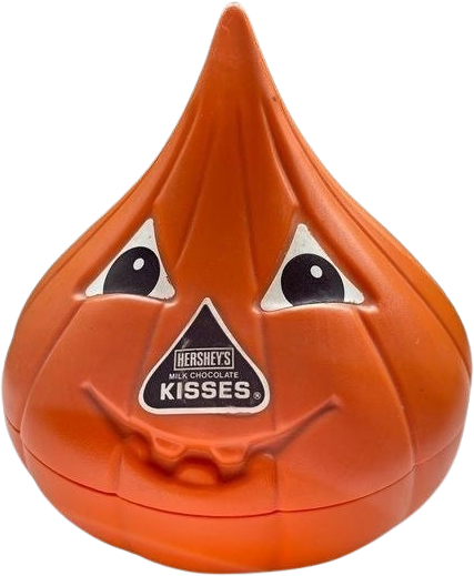 Vintage Hersheys Kisses Halloween Candy Container Jack-o-Lantern ...