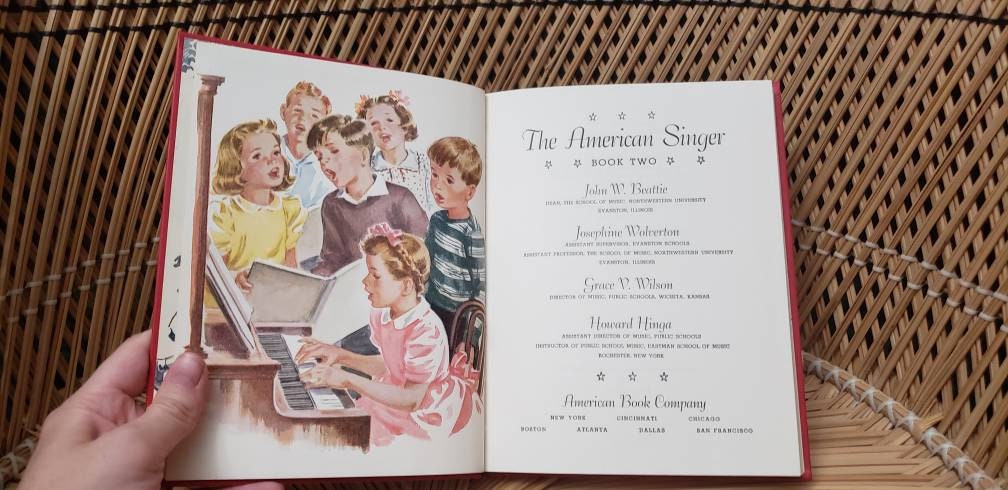 Vintage 1950 The American Singer Book 2 by John W Beattie | Shop THRILLING