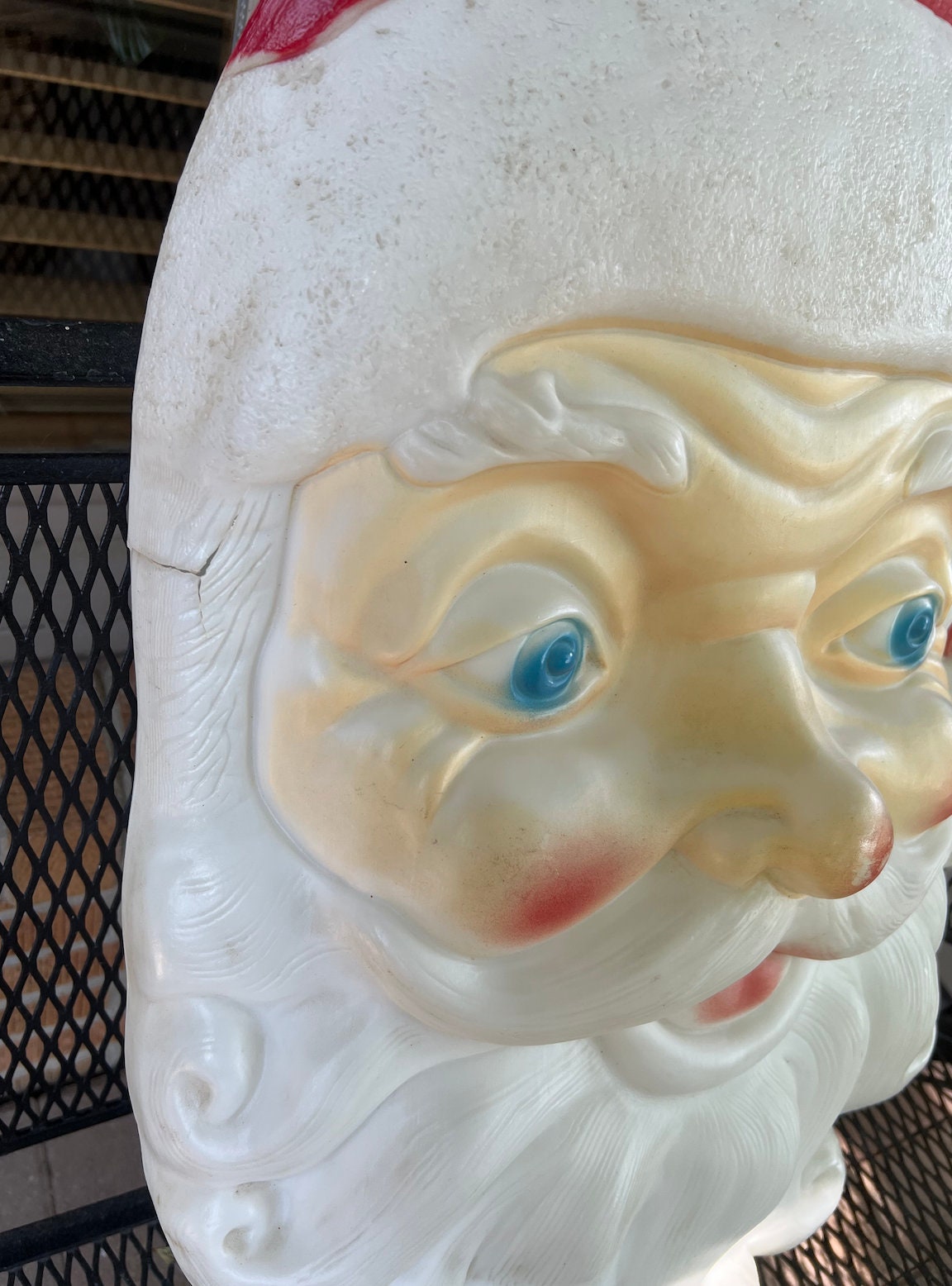 Vintage Santa Face Blow Mold Circa 60s by Empire | Shop THRILLING