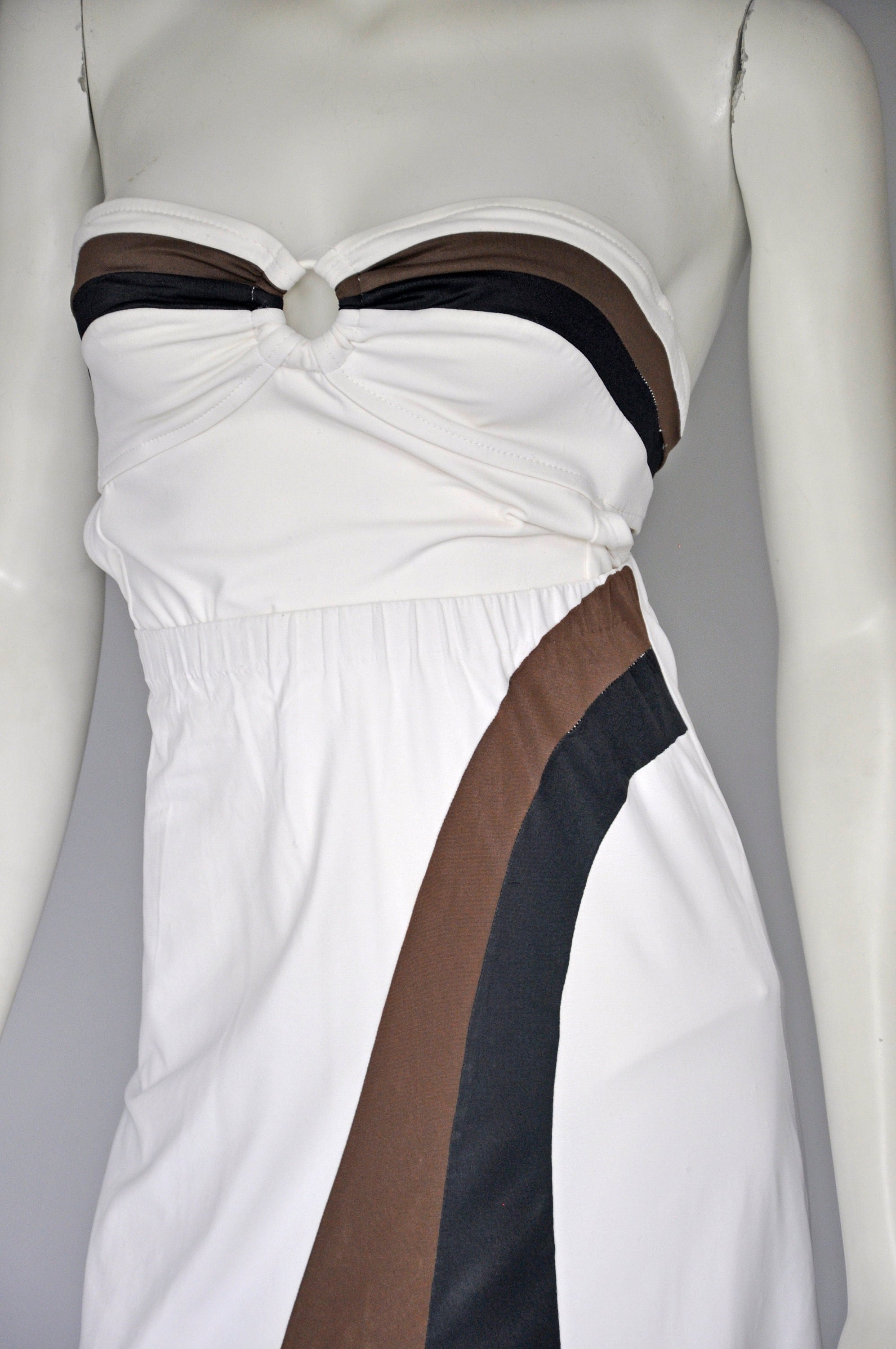 Vintage 70s Jantzen Colorblock Swimsuit with Skirt by Jantzen | Shop ...