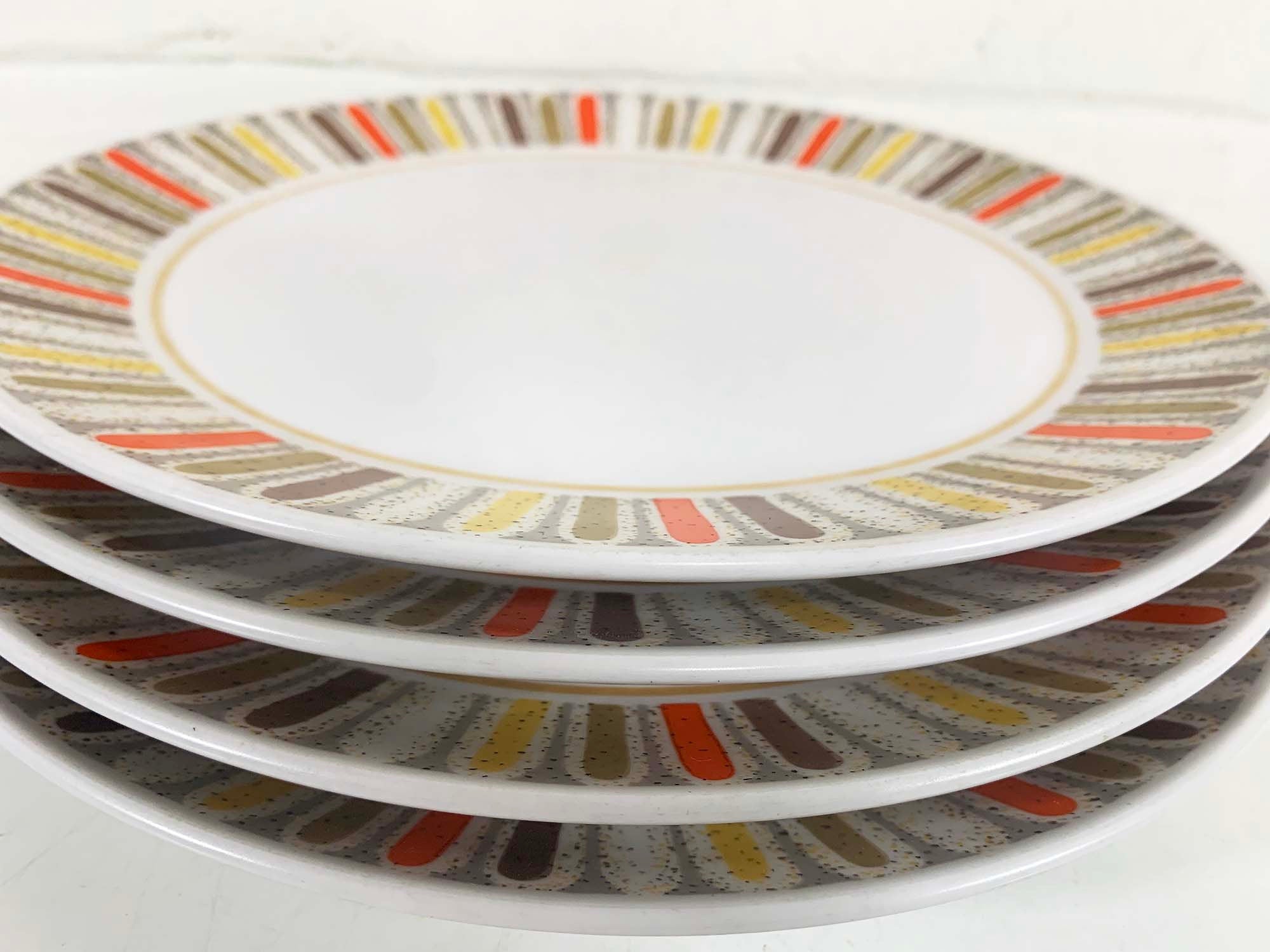 Vintage Noritake Progression Mardi Gras Dinner Plates Set of 4 Plates ...