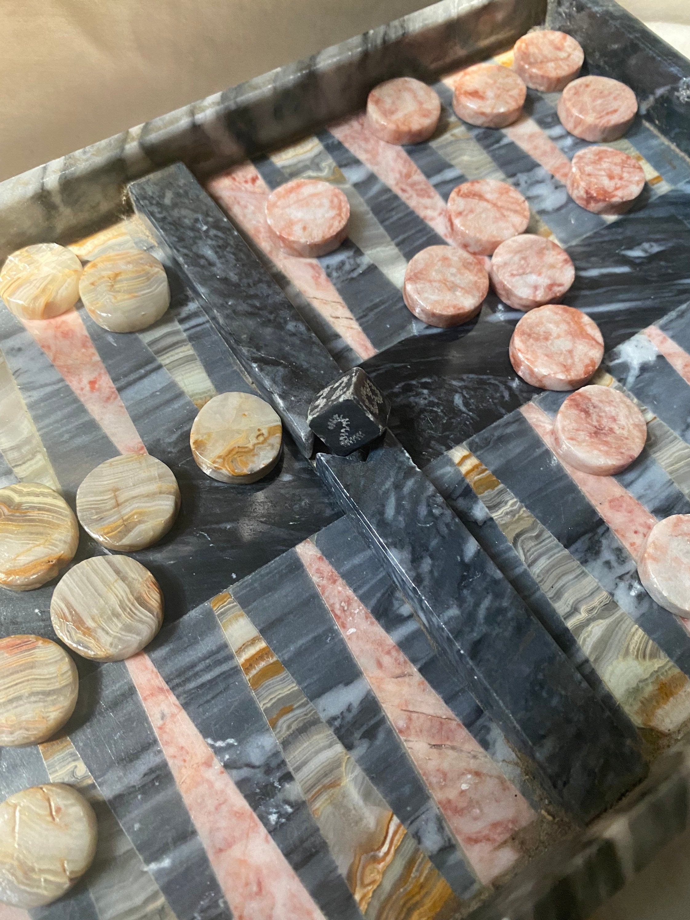 Vintage 70s Marble Backgammon Board | Shop THRILLING