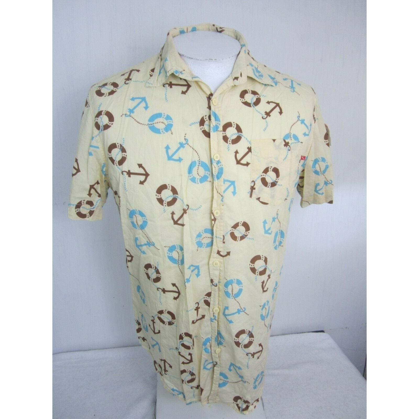 Vintage Lost At Sea Men Hawaiian Shirt Pit To Pit 23 by Lost at Sea ...
