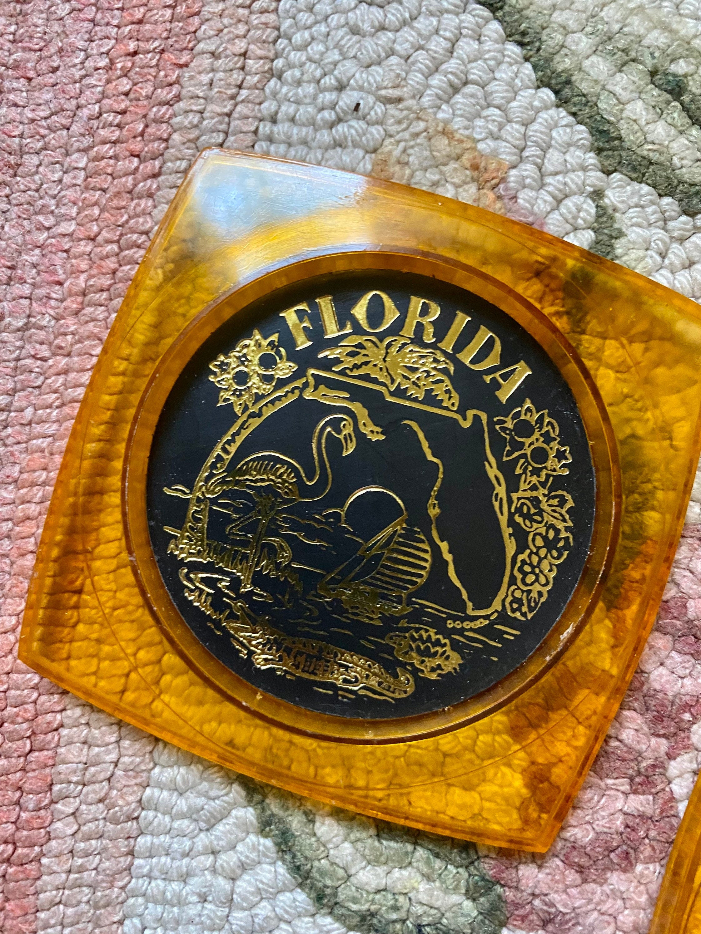 Vintage 70s Florida 4 Coasters | Shop THRILLING