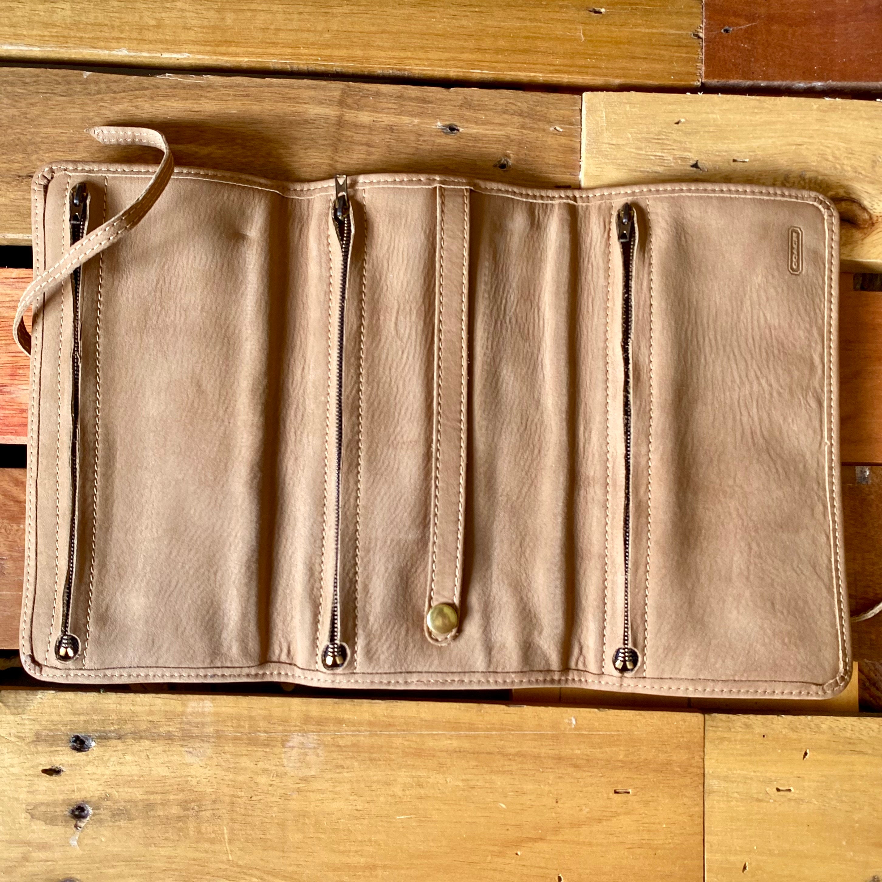 Vintage Coach 90s Suede Jewelry Roll by Coach | Shop THRILLING