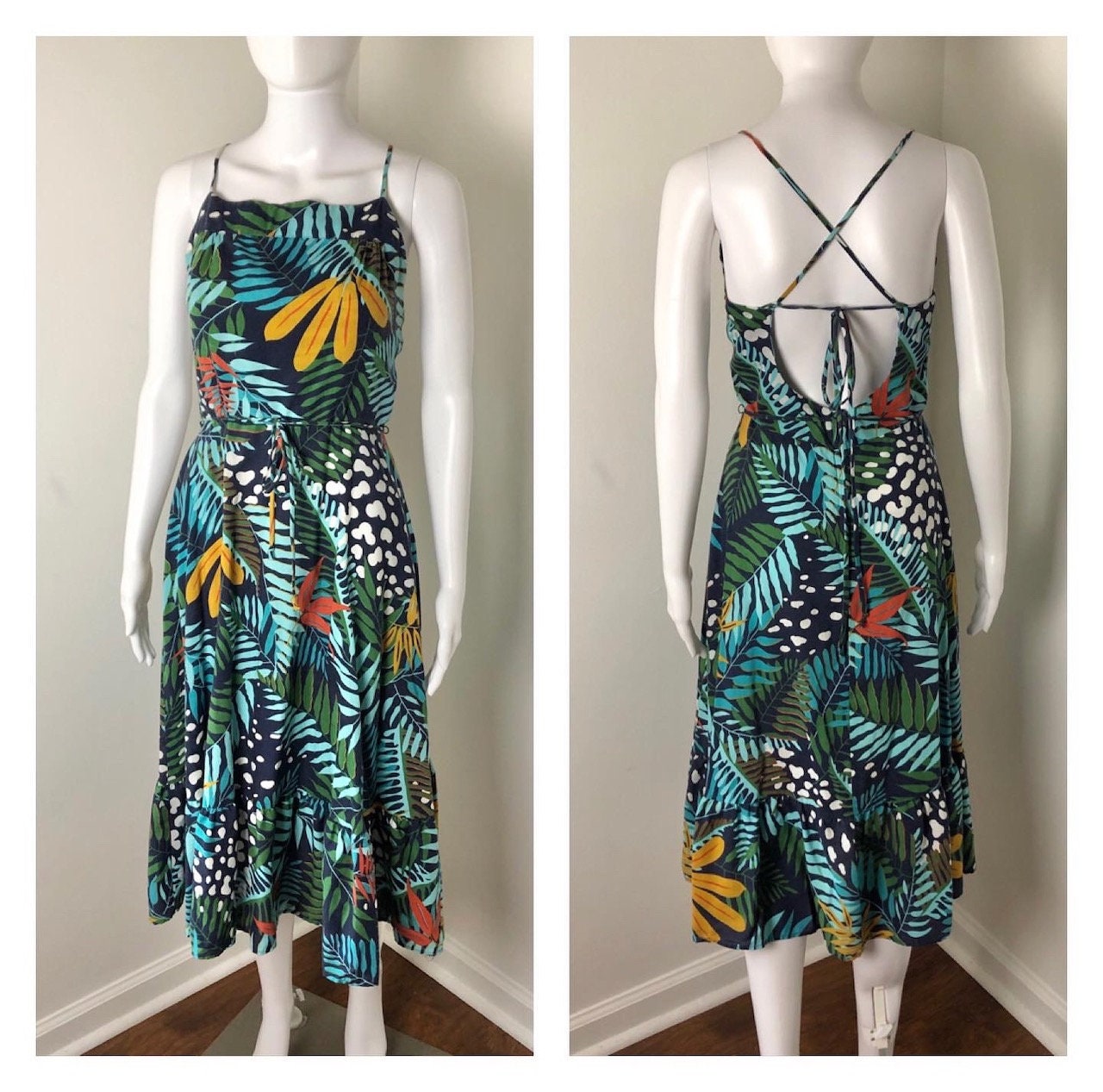 Vintage 70s Tropical Sundress | Shop THRILLING
