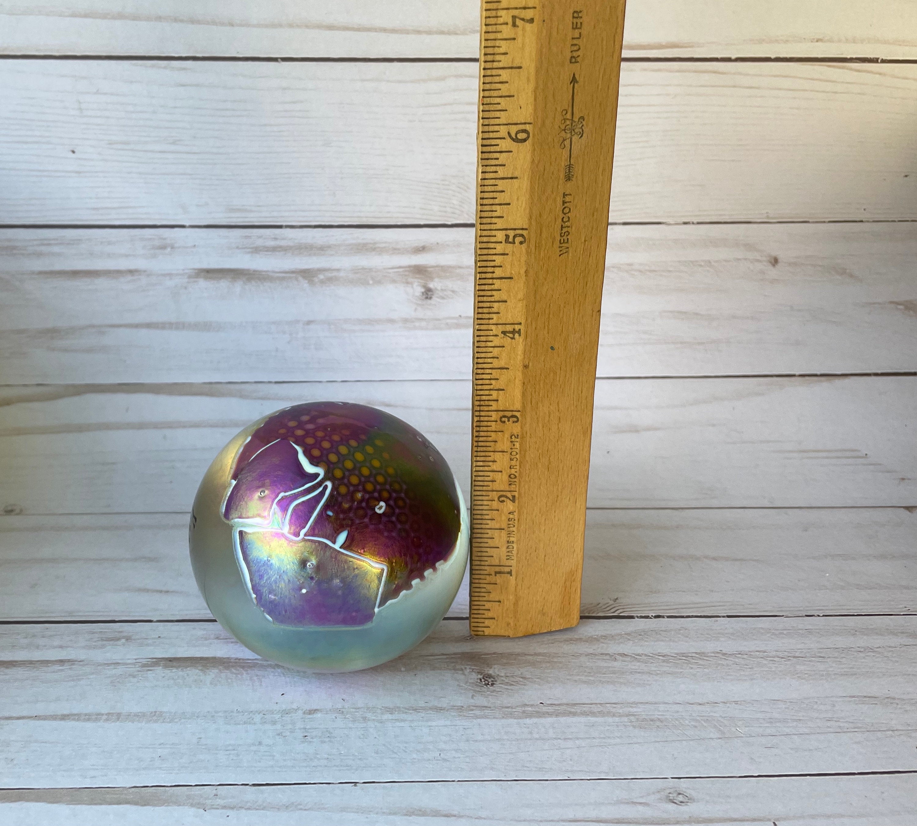 Vintage Signed Glass House Paperweight by Glasshouse | Shop THRILLING