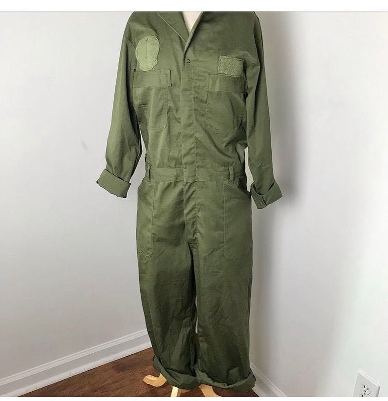 Vintage Army Green Surplus Workmans Coveralls | Shop THRILLING