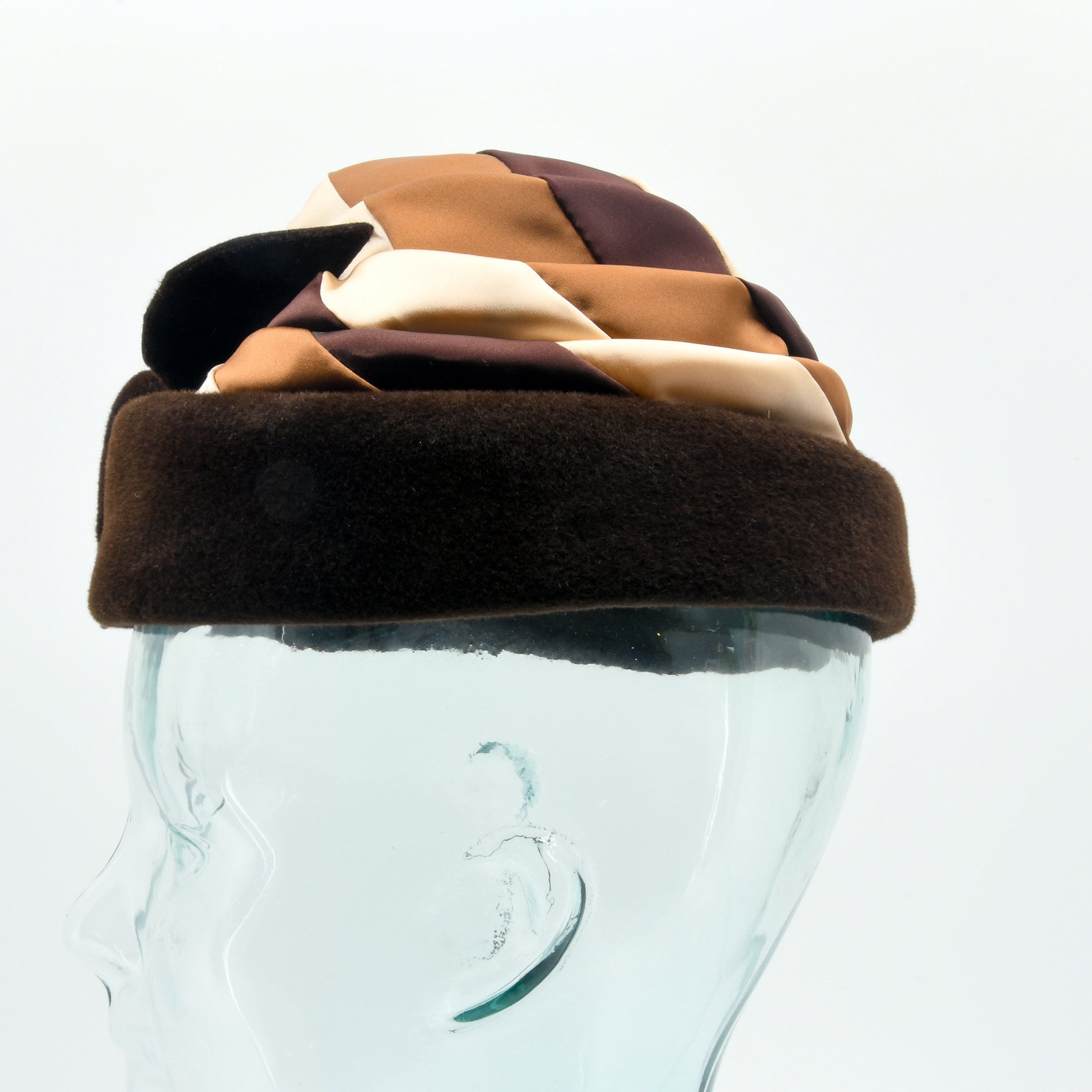 Vintage Chocolate Caramel Swirl Wrap Hat | Shop THRILLING