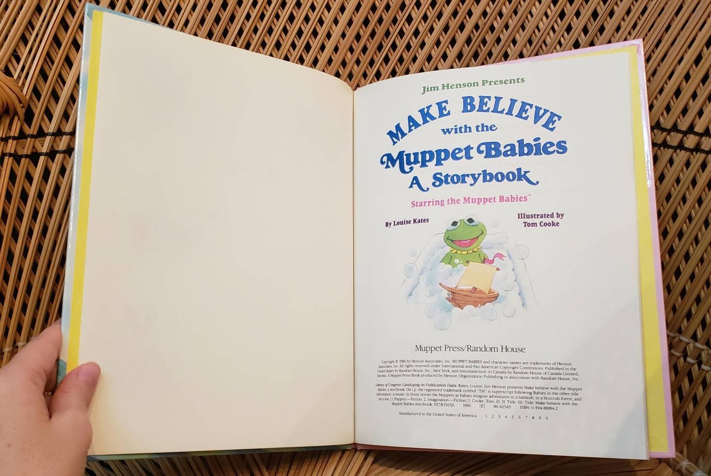 Vintage 1986 Make Believe with The Muppet Babies a Storybook by Louise ...