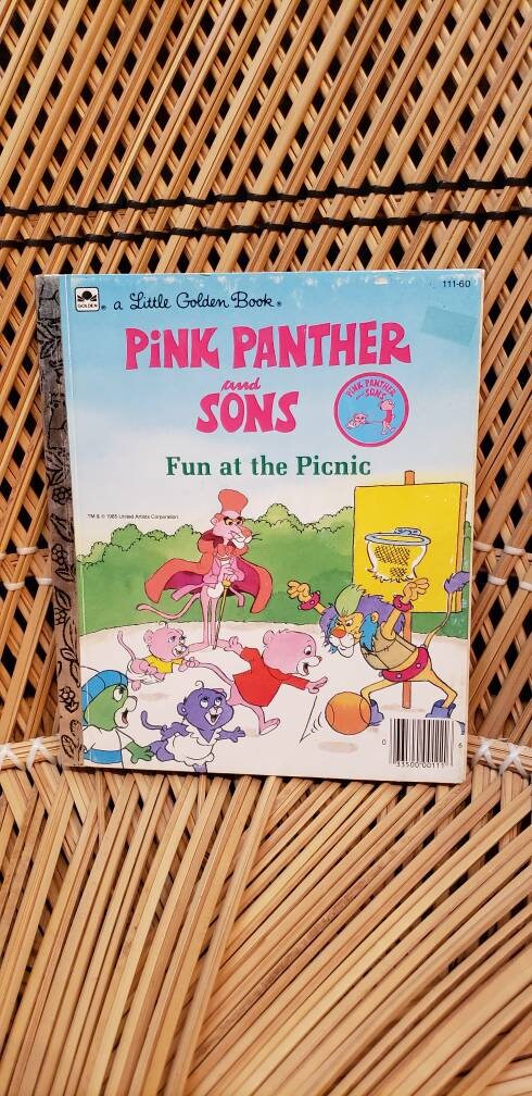 Vintage 1985 Pink Panther and Sons Fun At The Picnic Little Golden Book ...