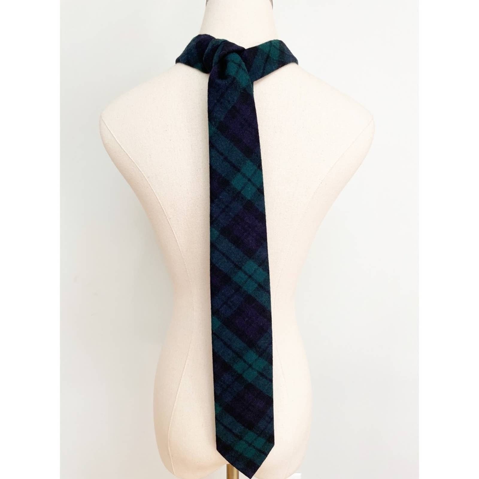 Vintage Black Watch Plaid Tartan Wool Mens Tie by Pendleton | Shop ...