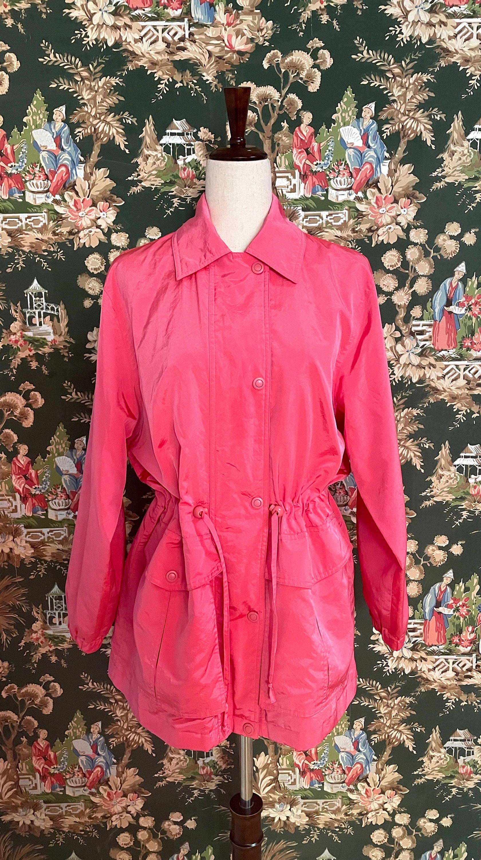 80s Vintage Pink Windbreaker by Misty Harbor | Shop THRILLING