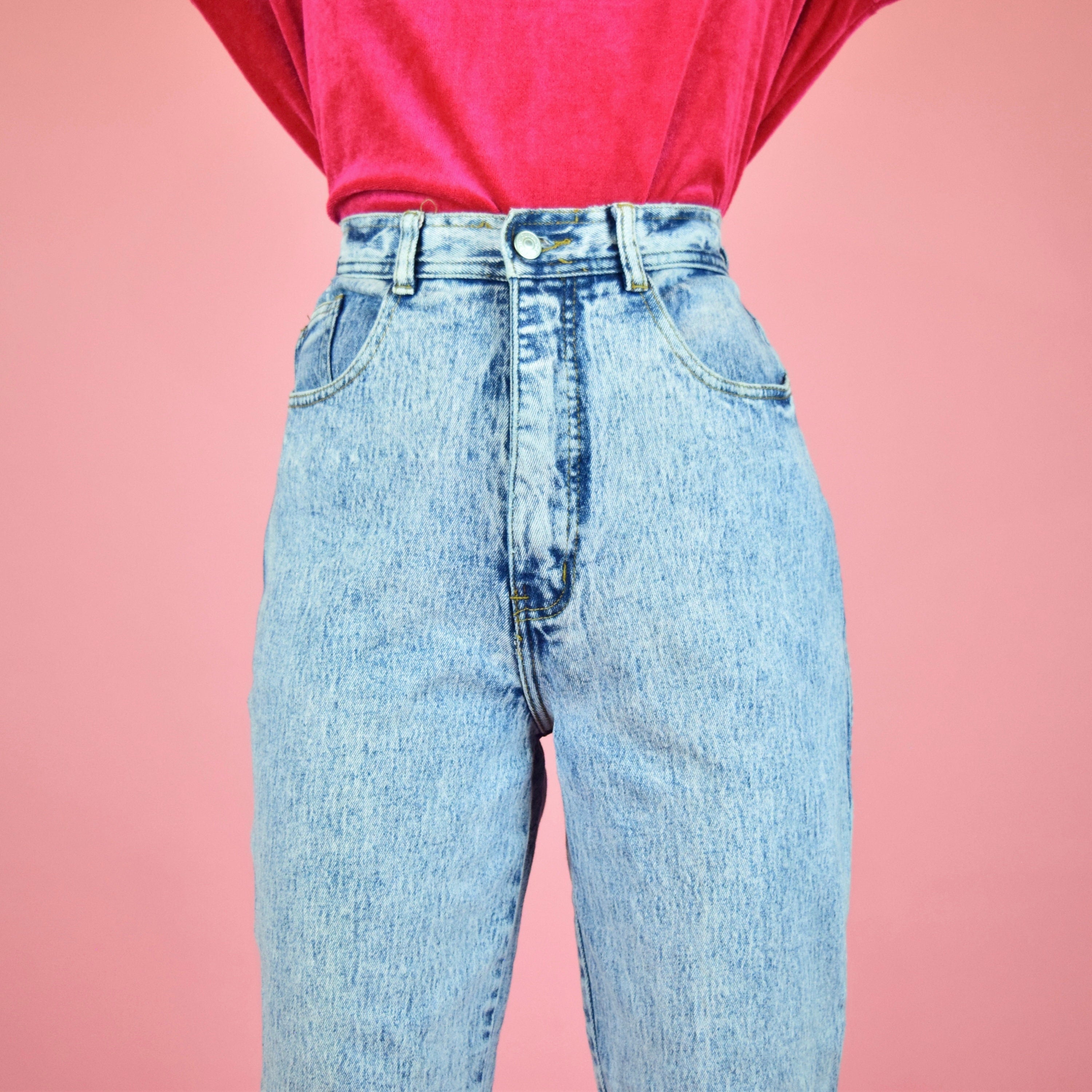 Vintage 80s Acid Wash High Waisted Jeans | Shop THRILLING