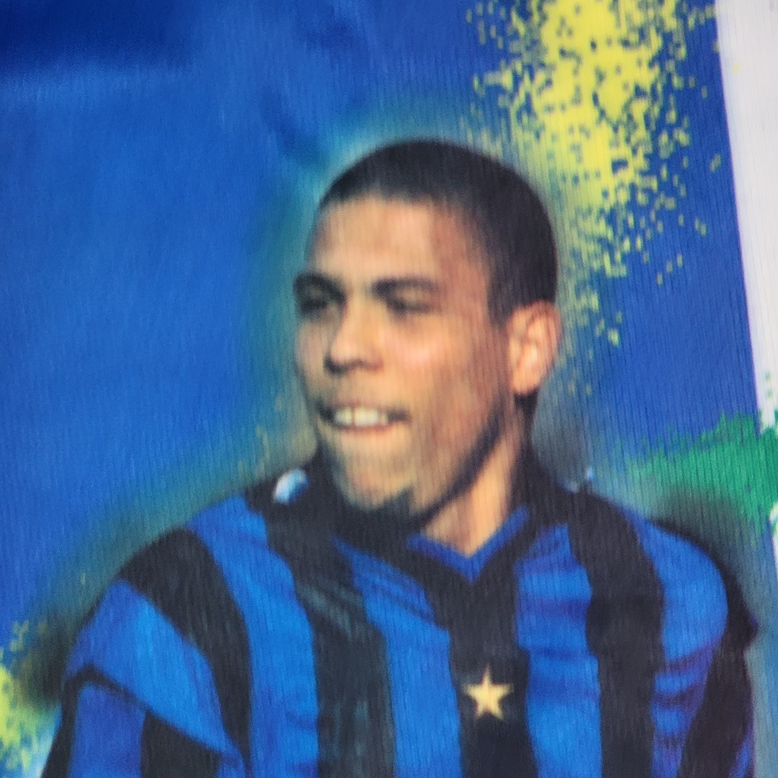Ronaldo Vintage 90s Brazil Brasil Tribute Soccer Jersey Blue Away Foot ...