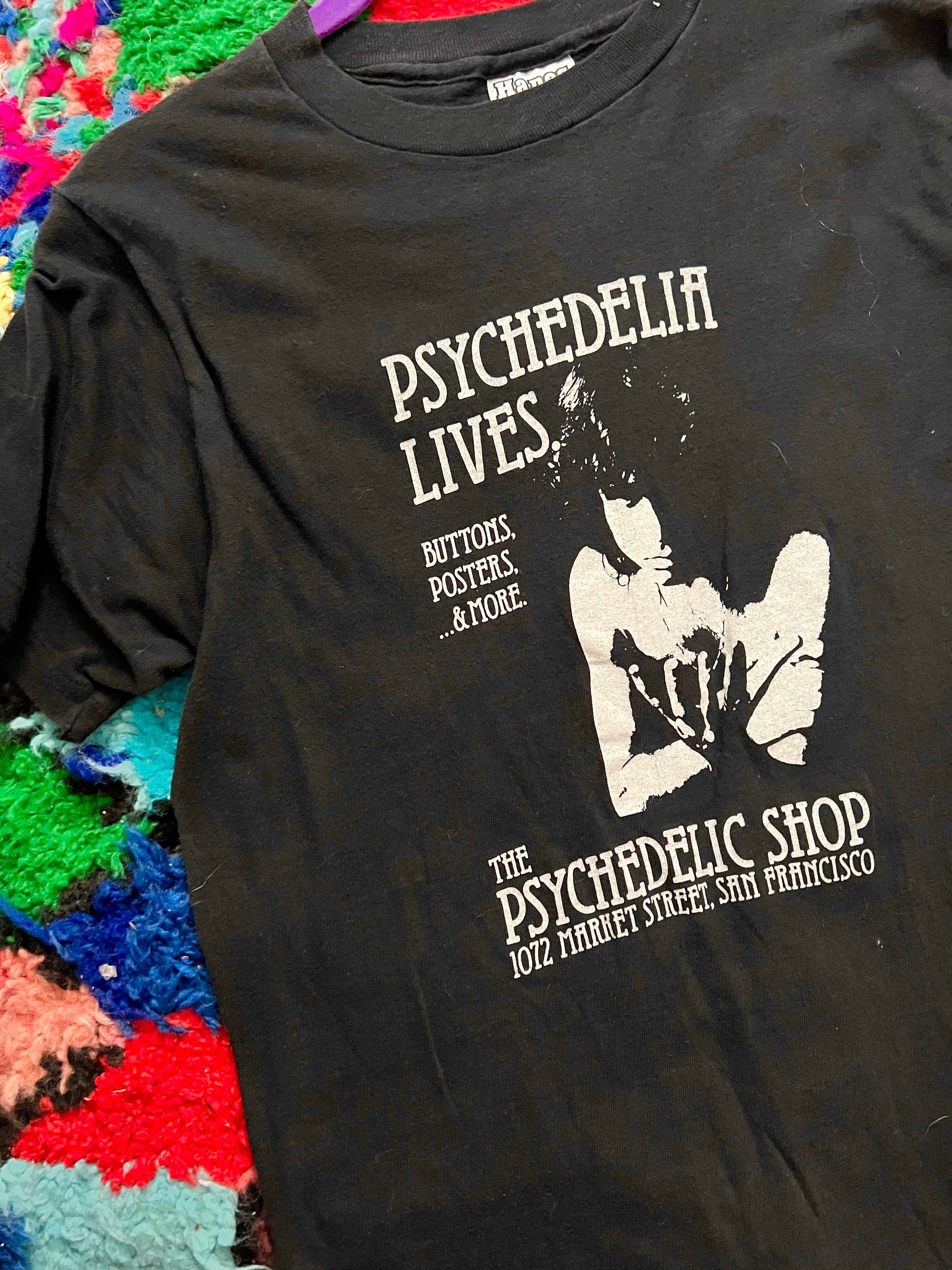 Vintage 70s Single Stitch Jim Morrison Psychedelia Lives Psychedelic ...