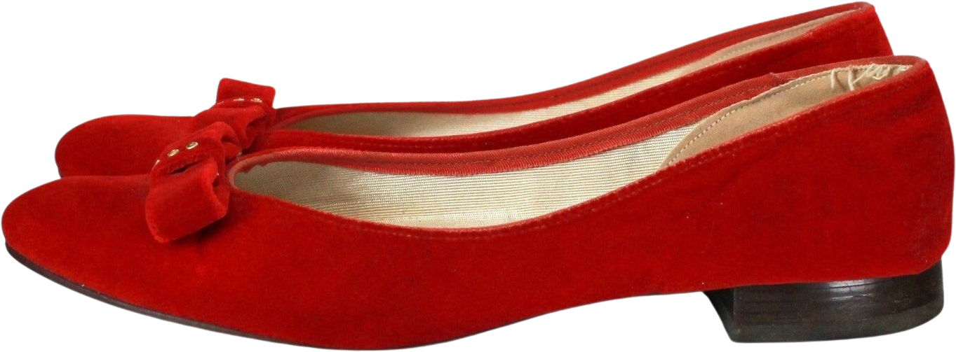Vintage 50s Red Velvet Shoes | Shop THRILLING